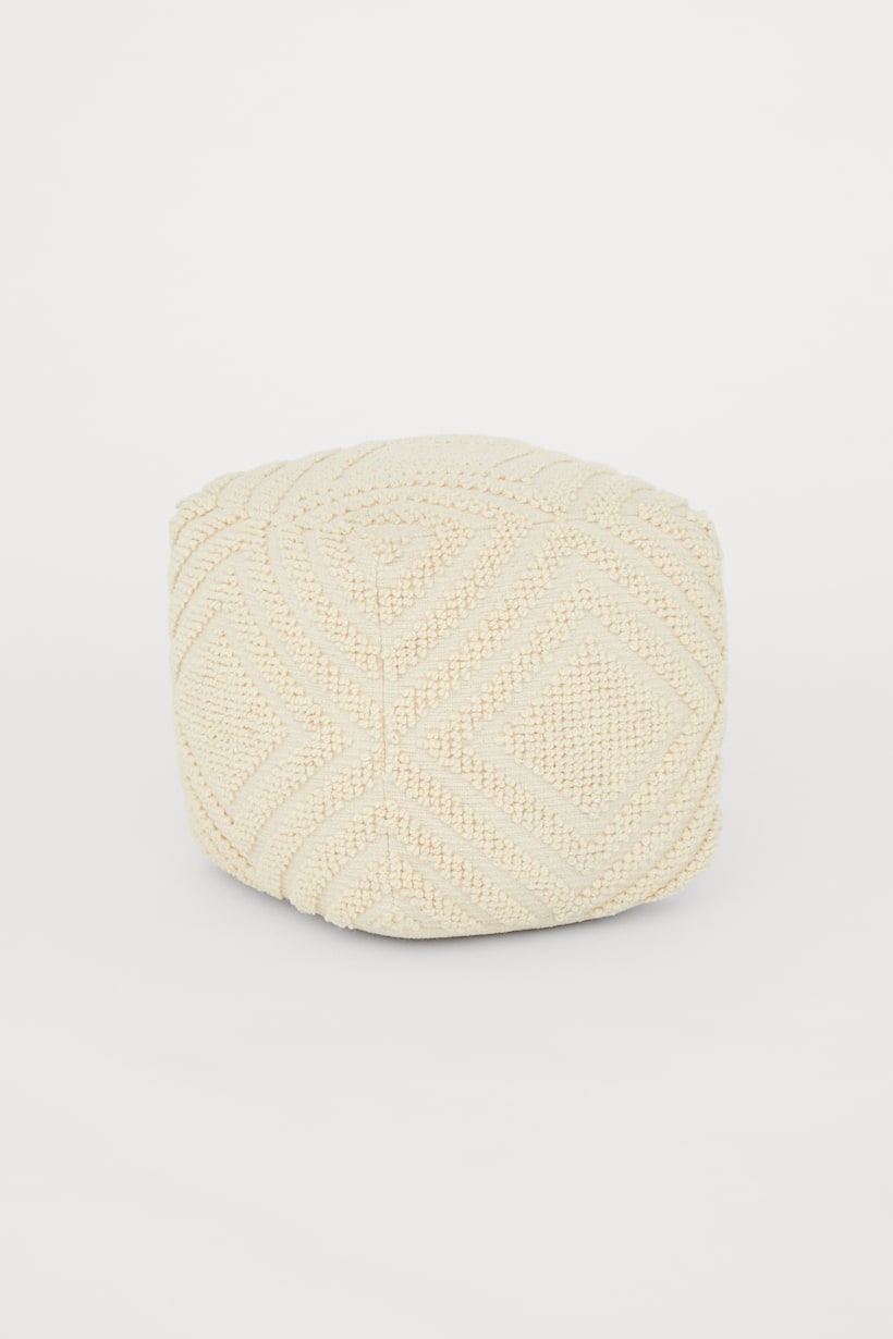Puff i ull - Lys beige - Home All | H&M NO