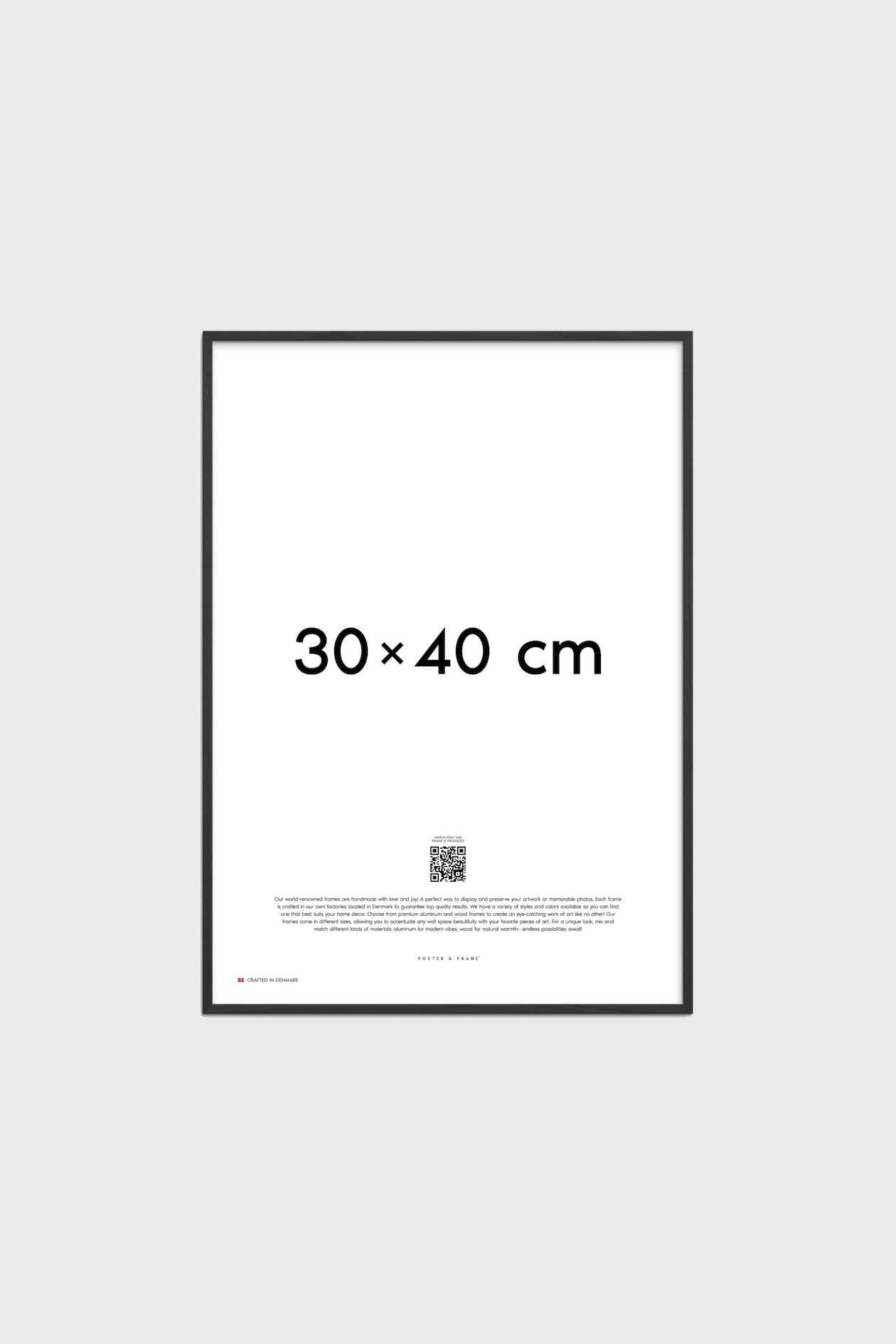 Holzrahmen - 30x40 - Schwarz - Poster & Frame - Home All | H&M DE