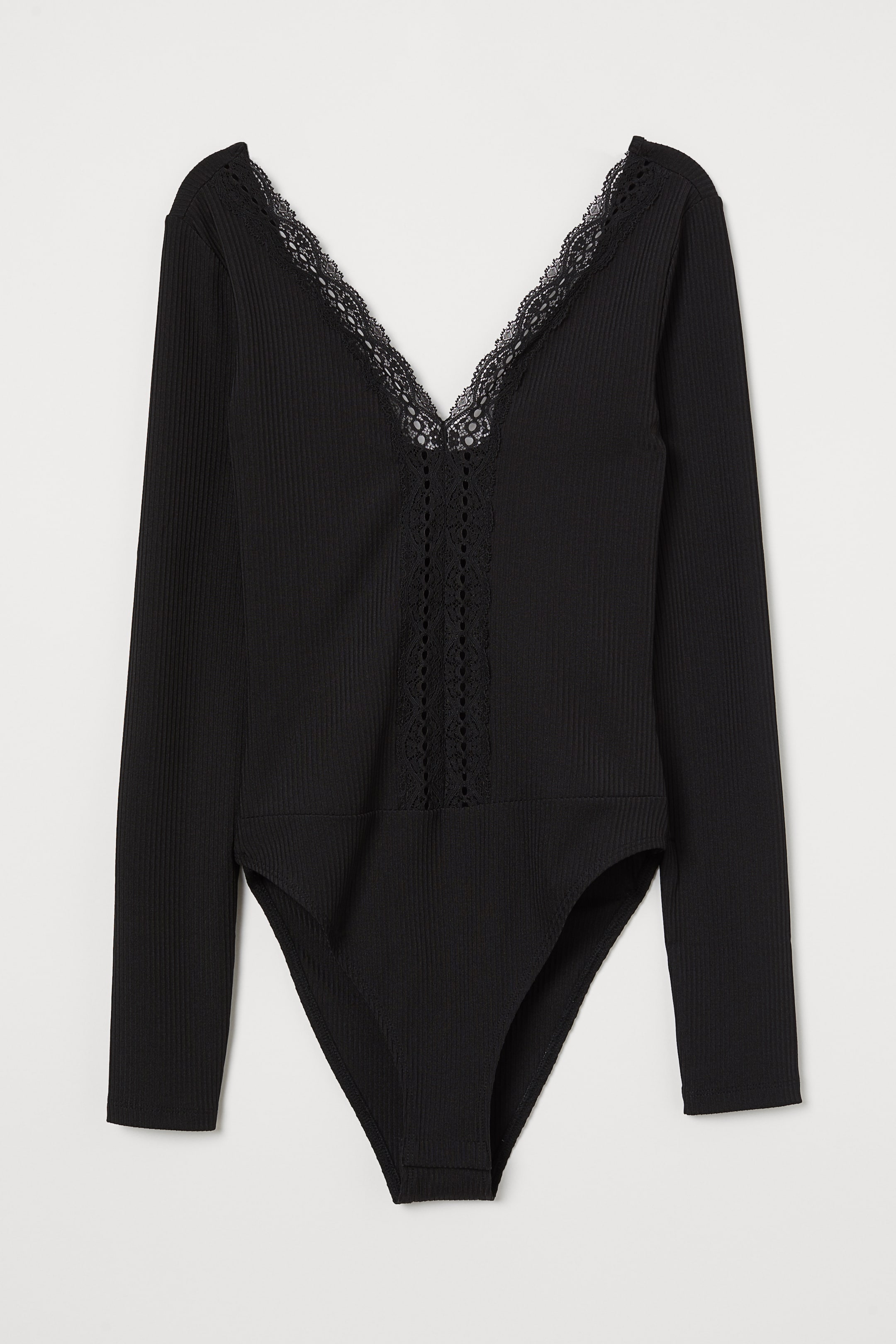 V-neck body - Black - Ladies | H&M IE