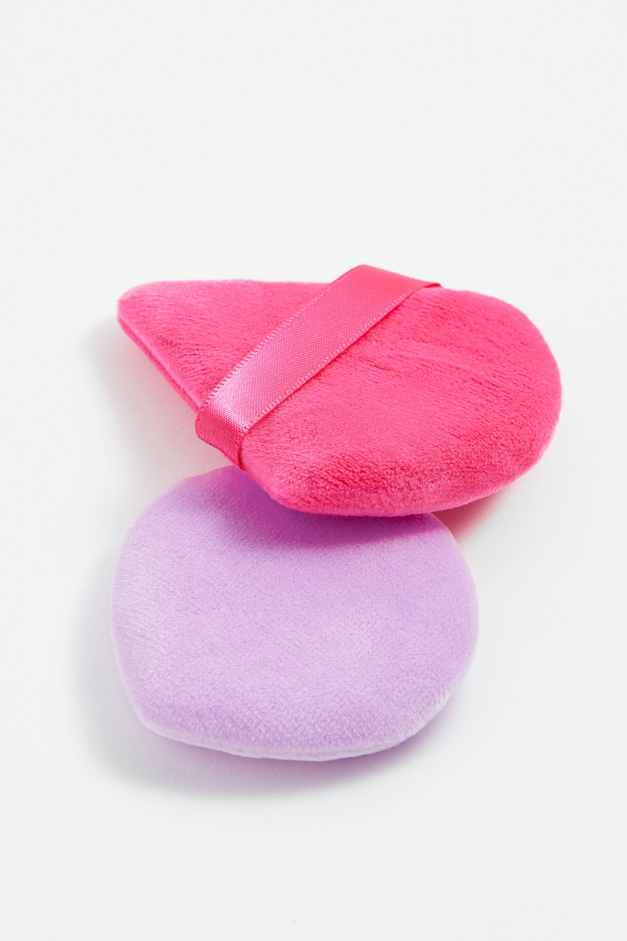 2-pack powder puffs - Hot pink/Purple - Beauty all | H&M IE