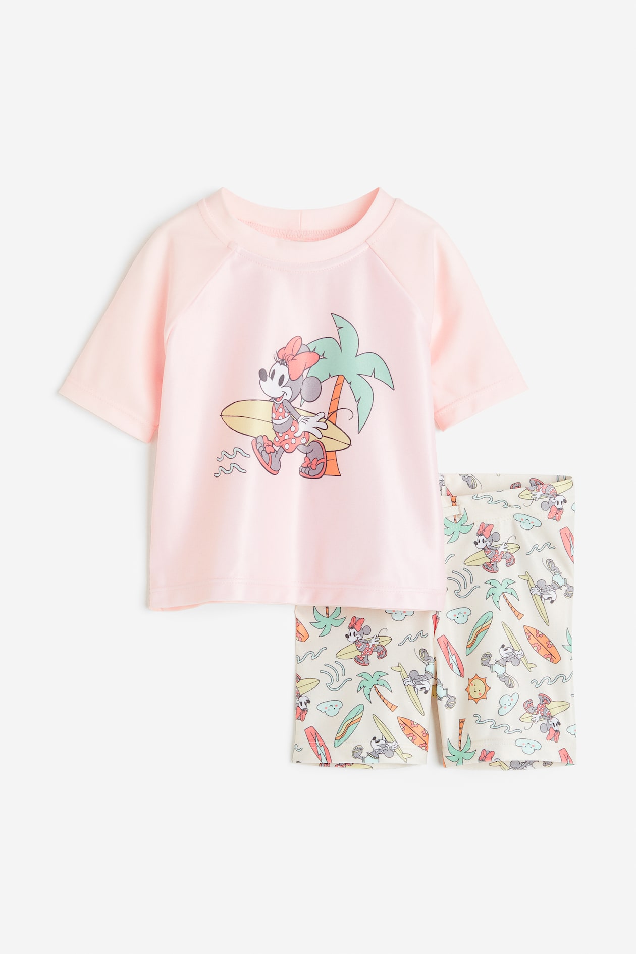 UPF 50 swim set - Pink/Minnie Mouse - Kids | H&M IN