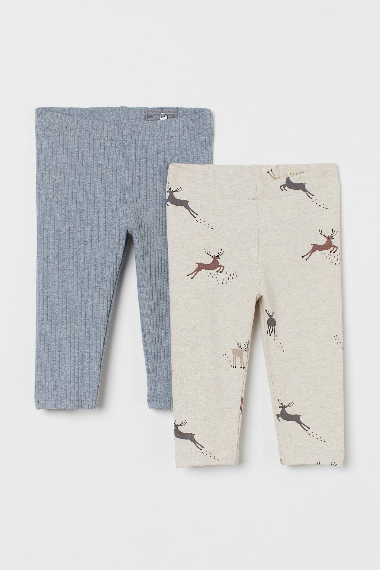 Dva para helanki - Plavi lapor/irvasi - Kids | H&M RS