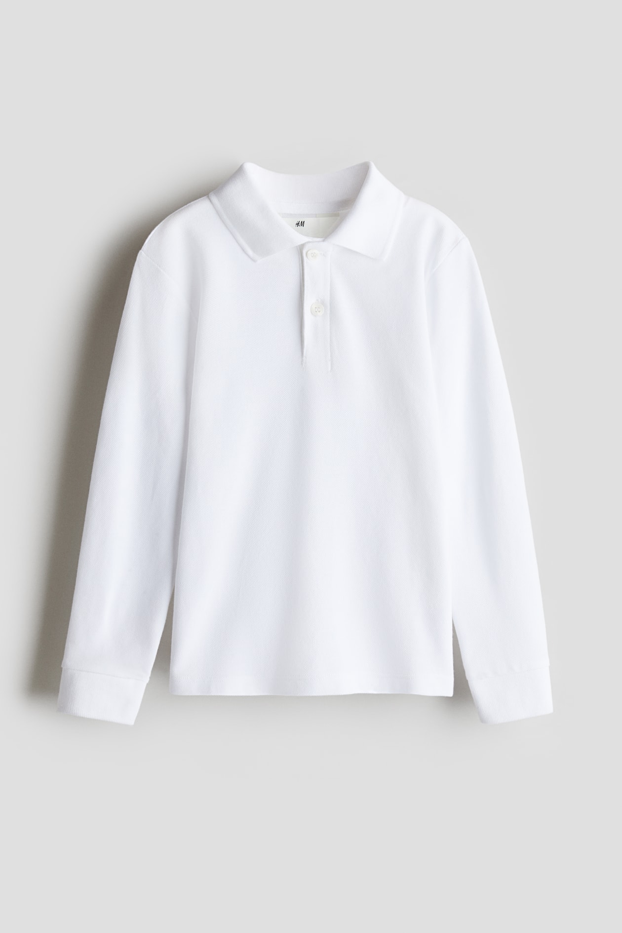 Set de 2 bluze polo de școală din piqué - Alb - COPII | H&M RO