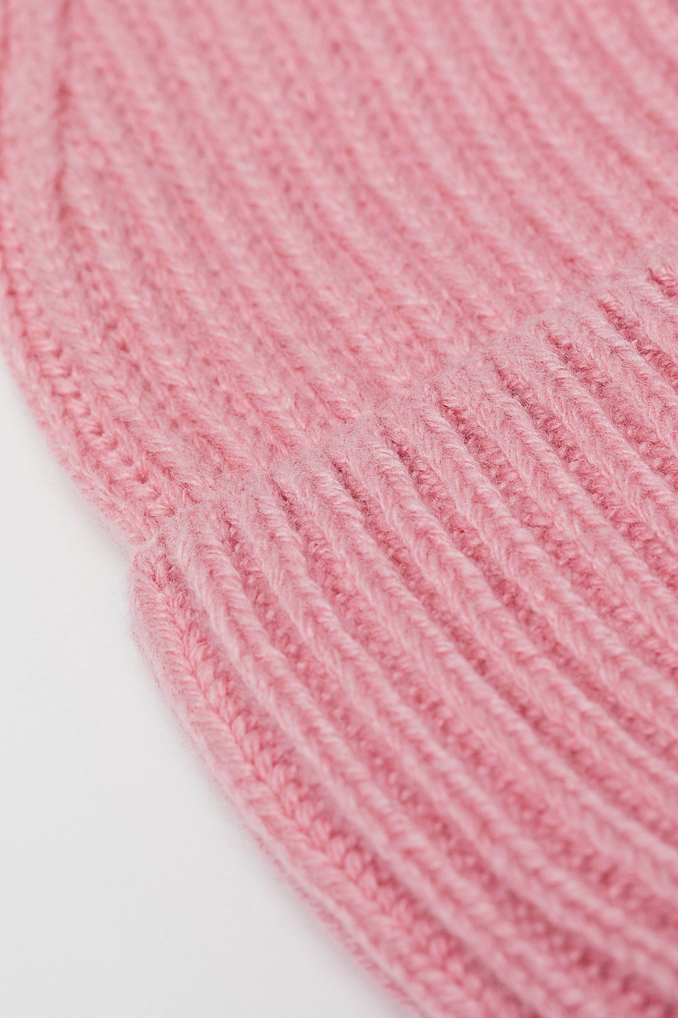 Ribbed hat - Pink - Ladies | H&M GB