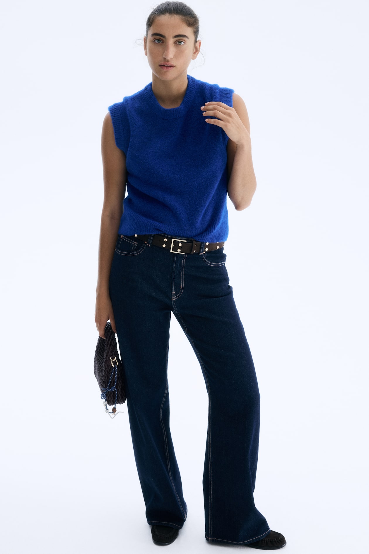 Gilet in maglia - Blu acceso - DONNA | H&M IT