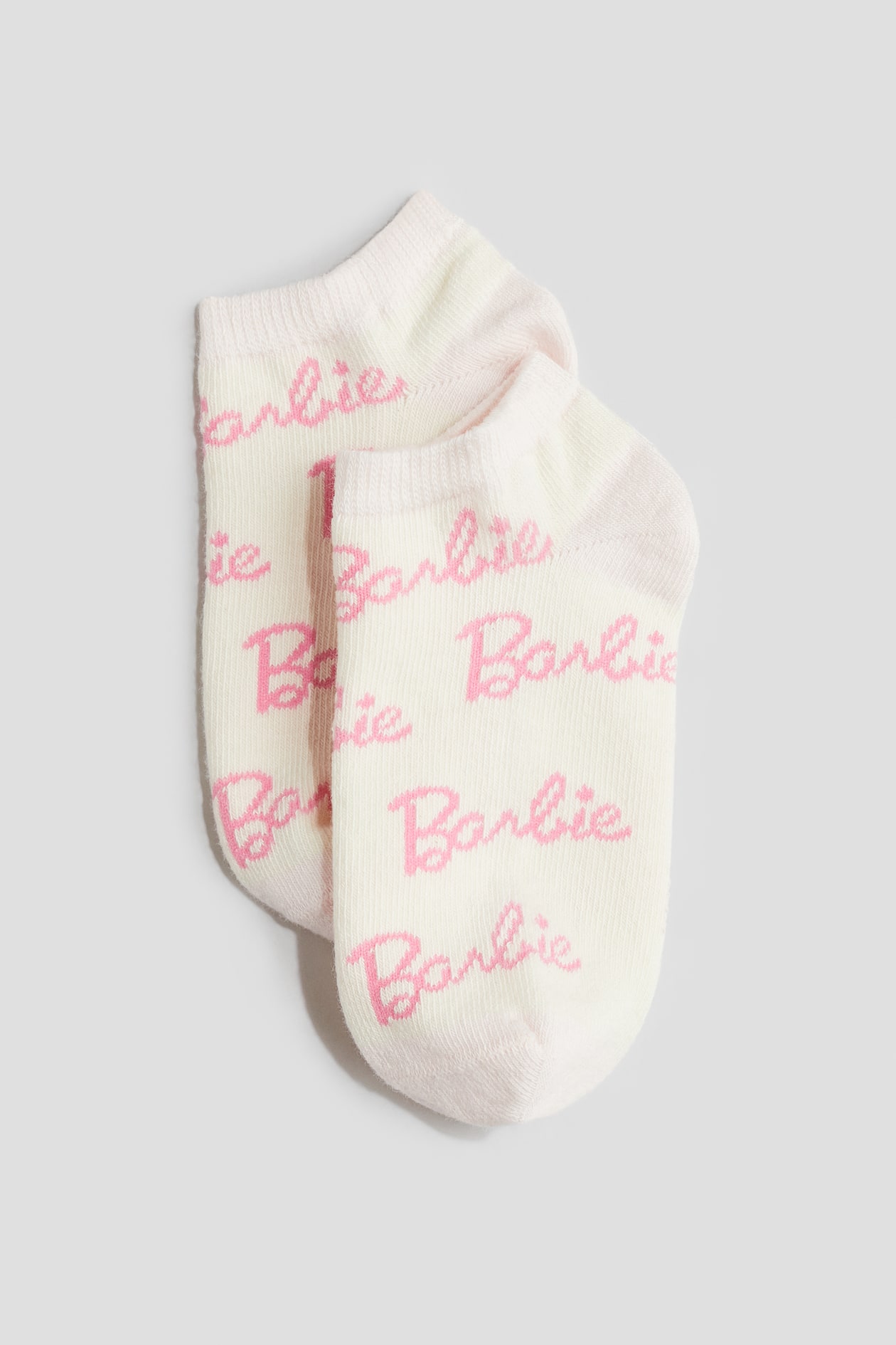 5-pack Ankle Socks - Light pink/Barbie - Kids | H&M US