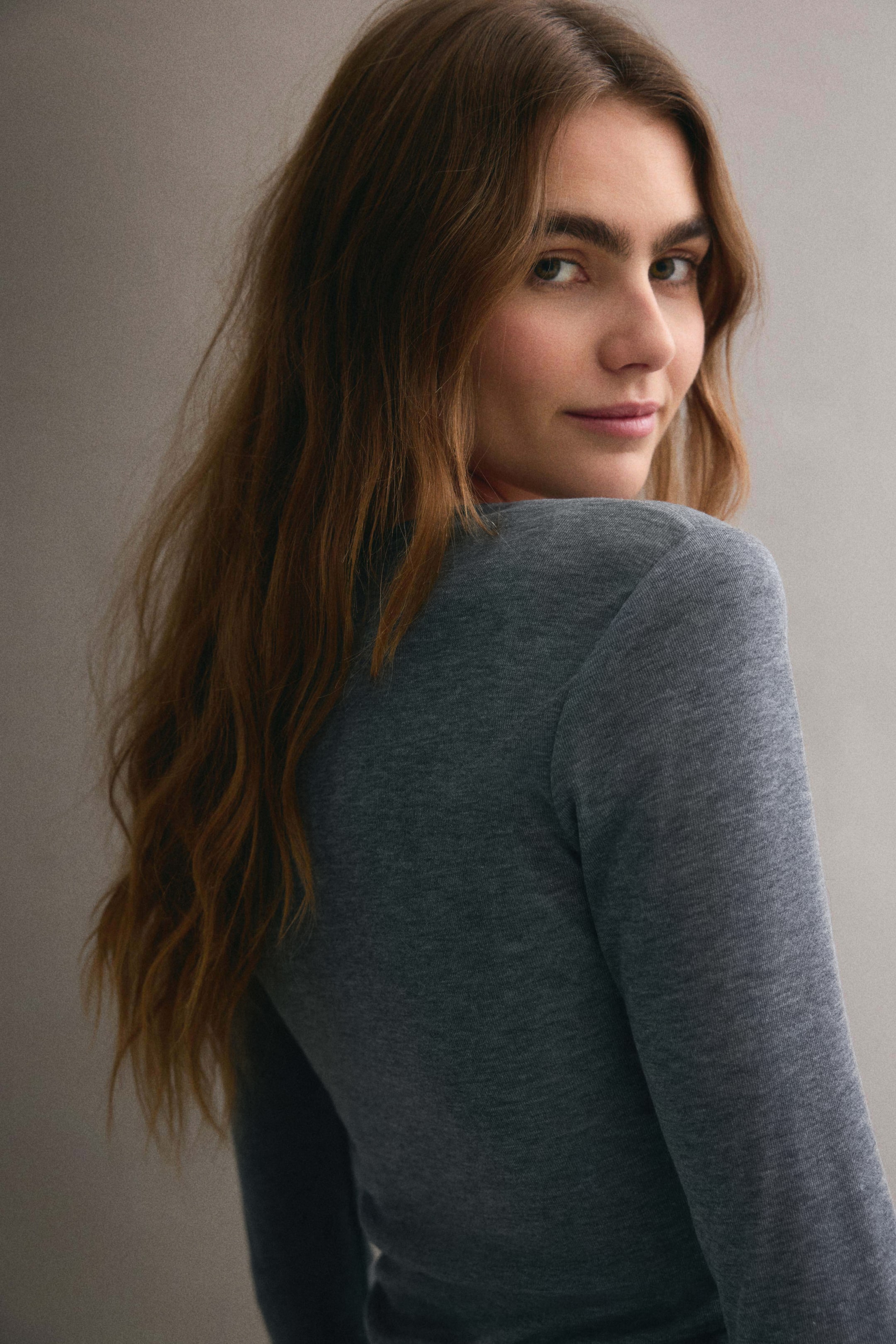 Tynd cardigan - Mørkegråmeleret - DAME | H&M DK