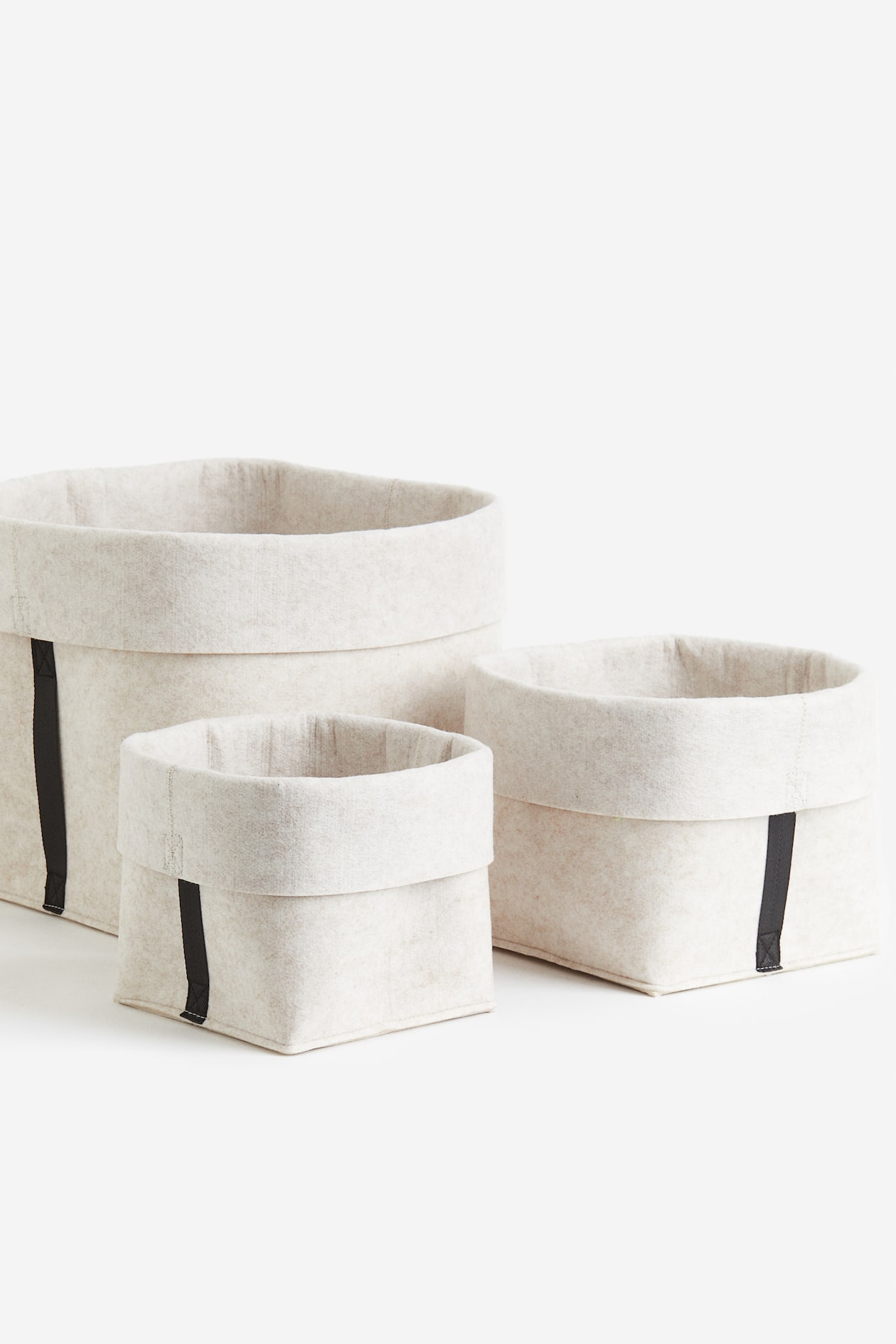 Felted Storage Basket - White - Home All | H&M US