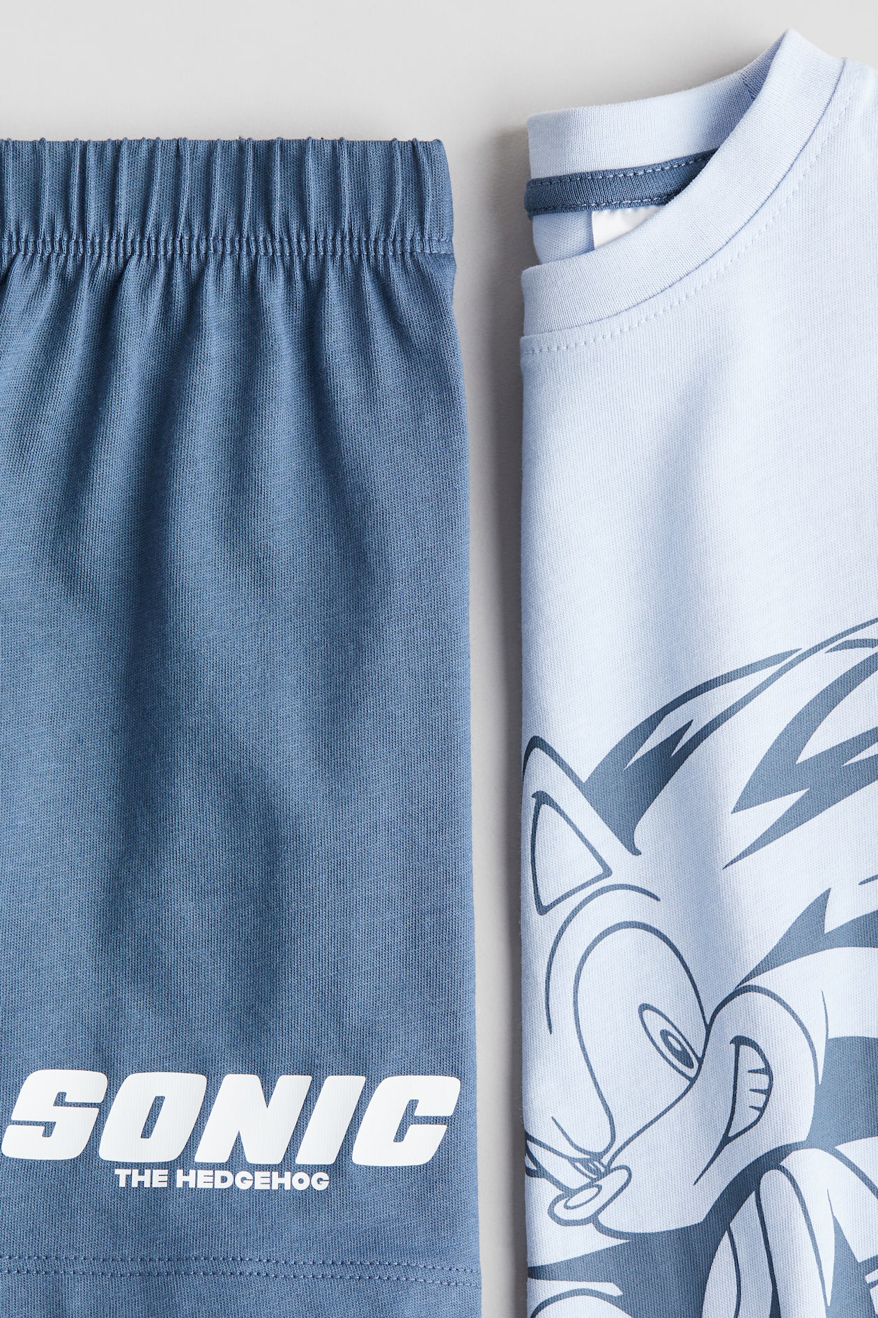 Printed pyjamas - Light blue/Sonic the Hedgehog - Kids | H&M IE