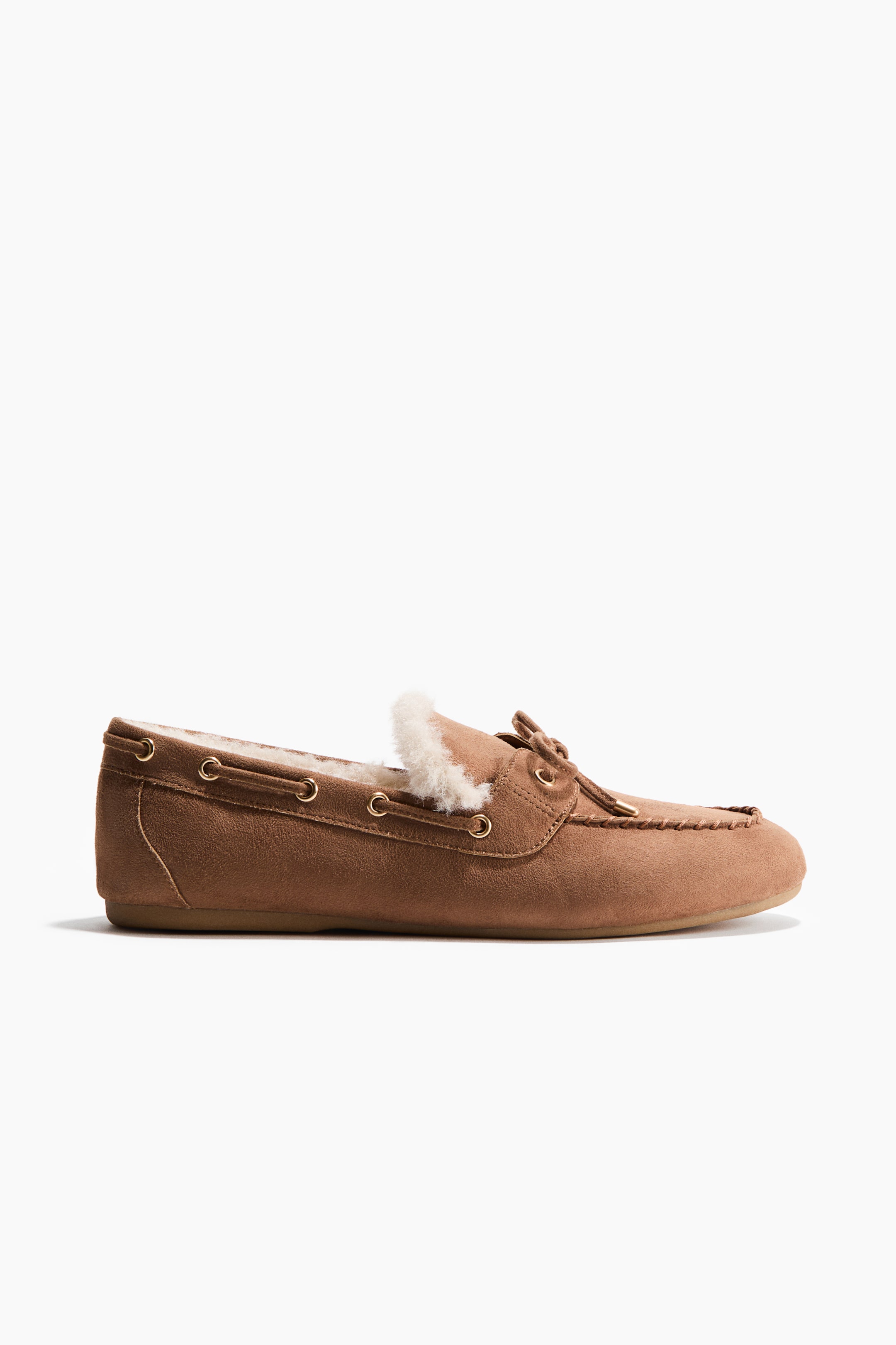 Women's Dark beige Warm-Lined Loafers | H&M CA