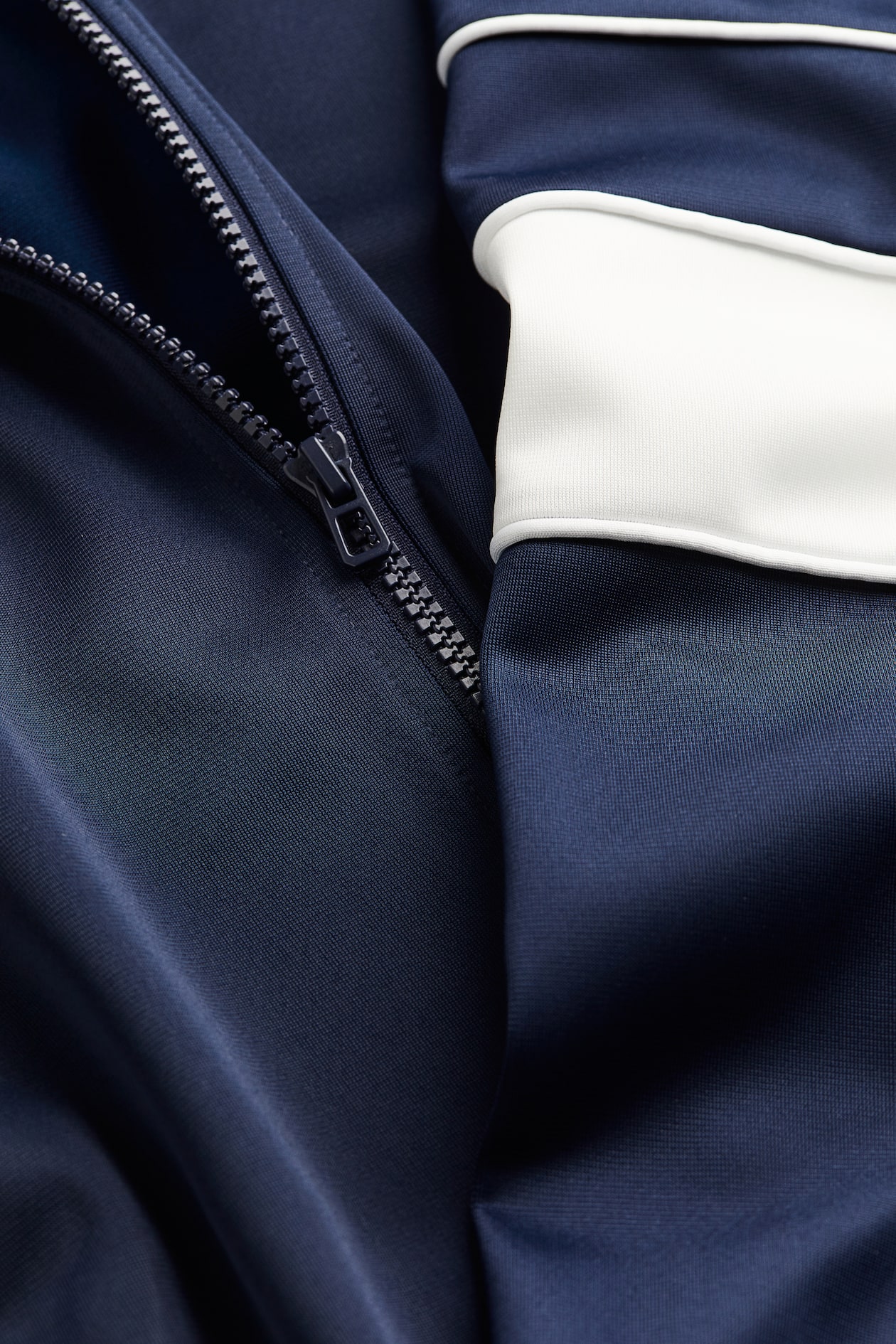 Women's Dark blue/color-block Oversized Track Jacket | H&M PH