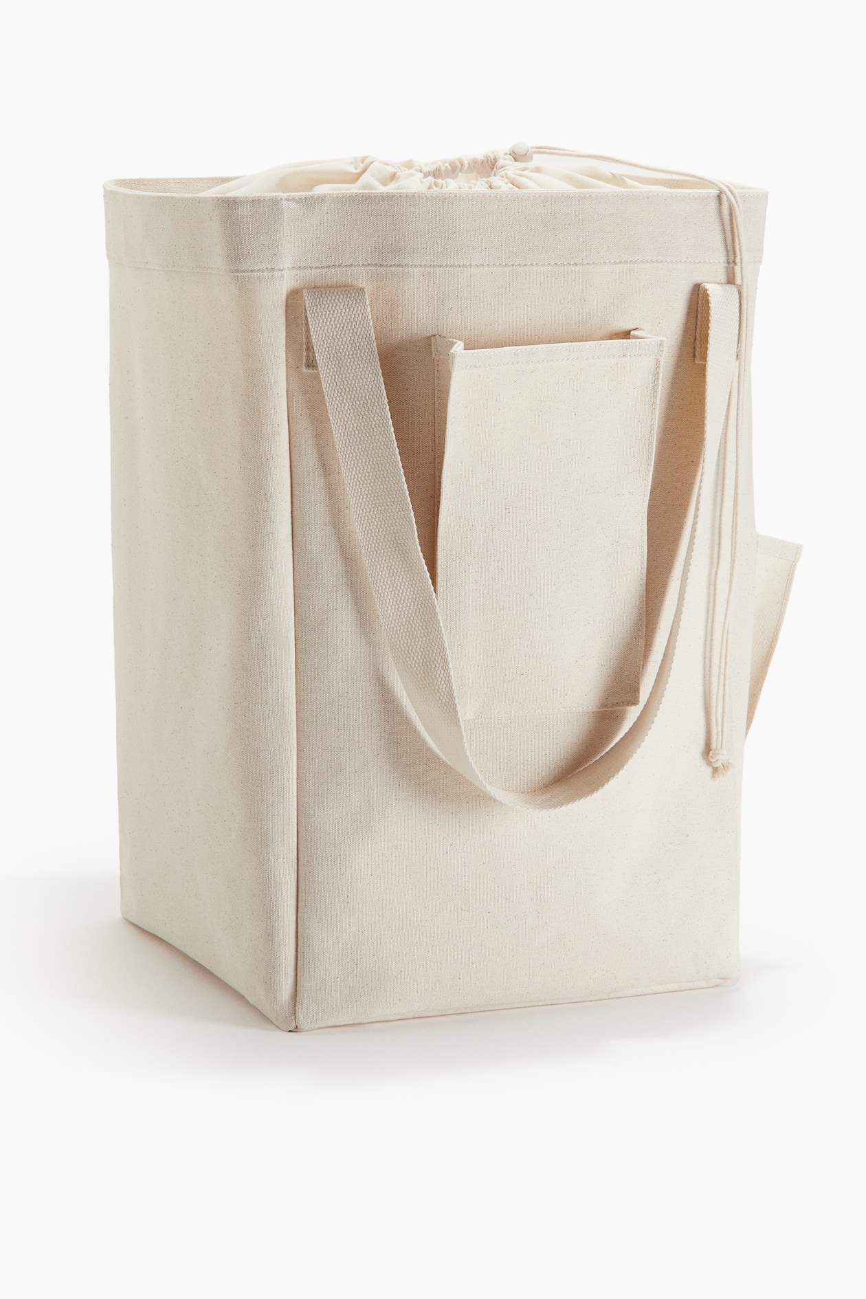 Natural white Laundry bag with pockets at H&M Home | H&M GB
