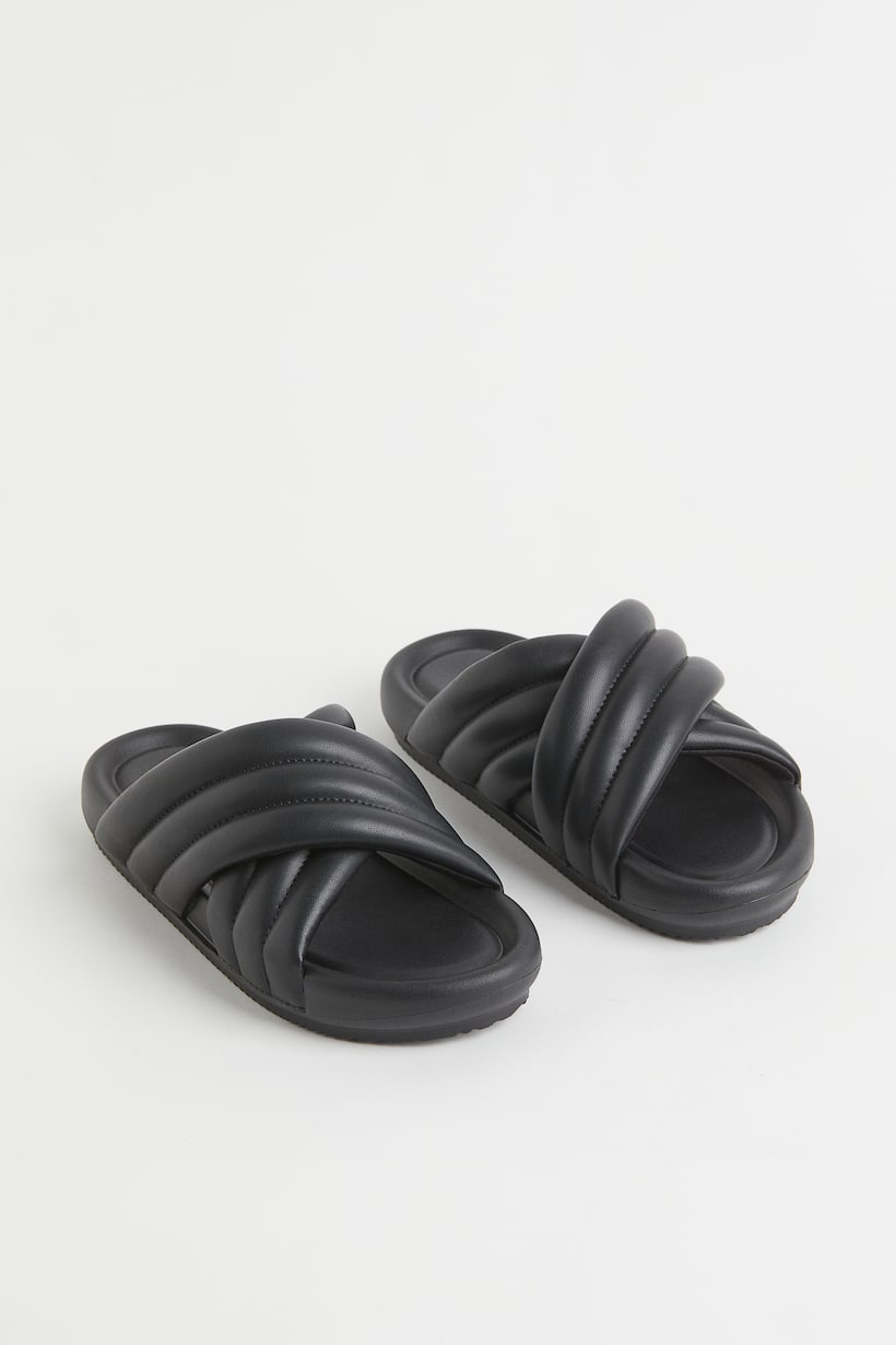Women's Black Slides | H&M GB