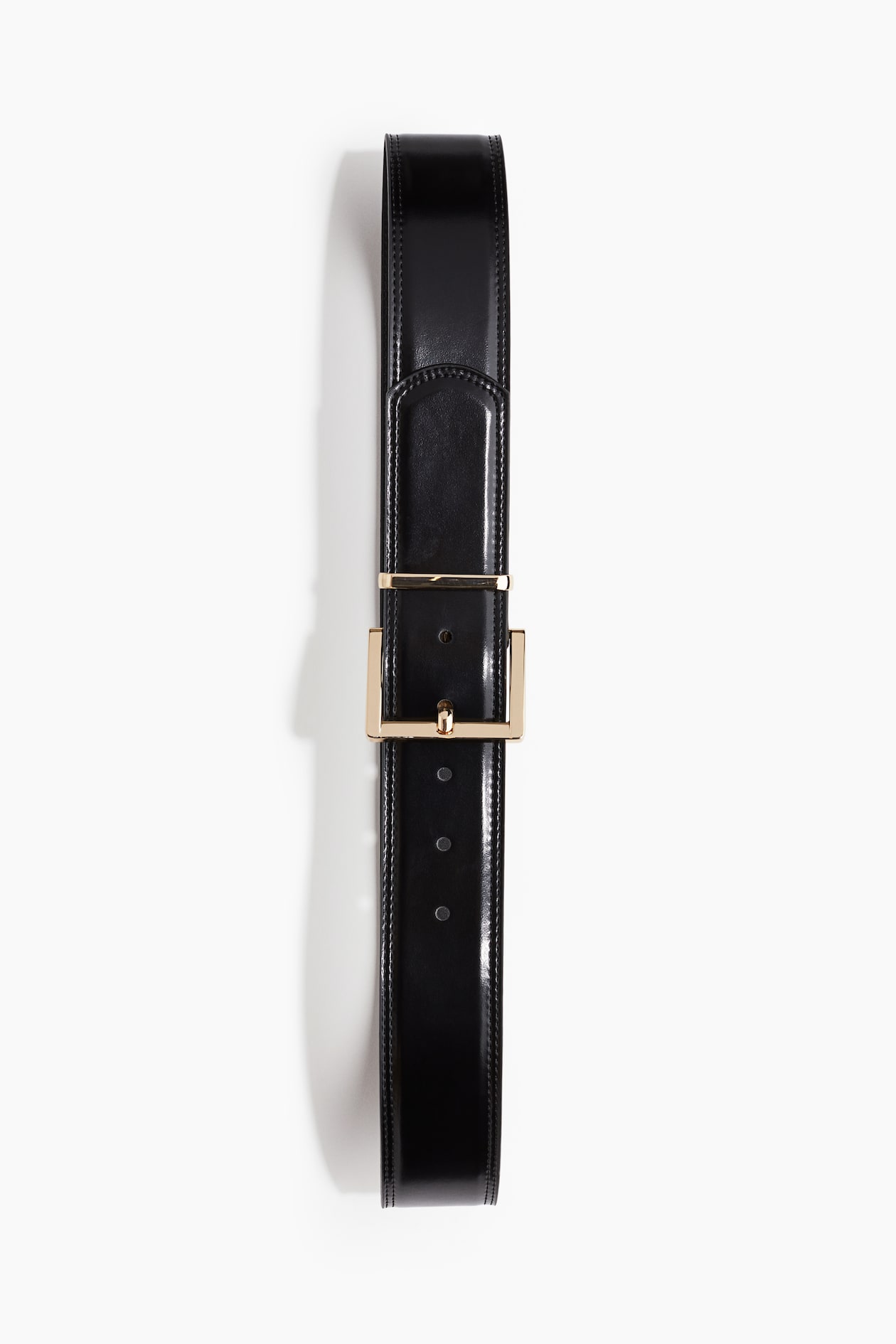 Women's Black Coated Belt | H&M CA