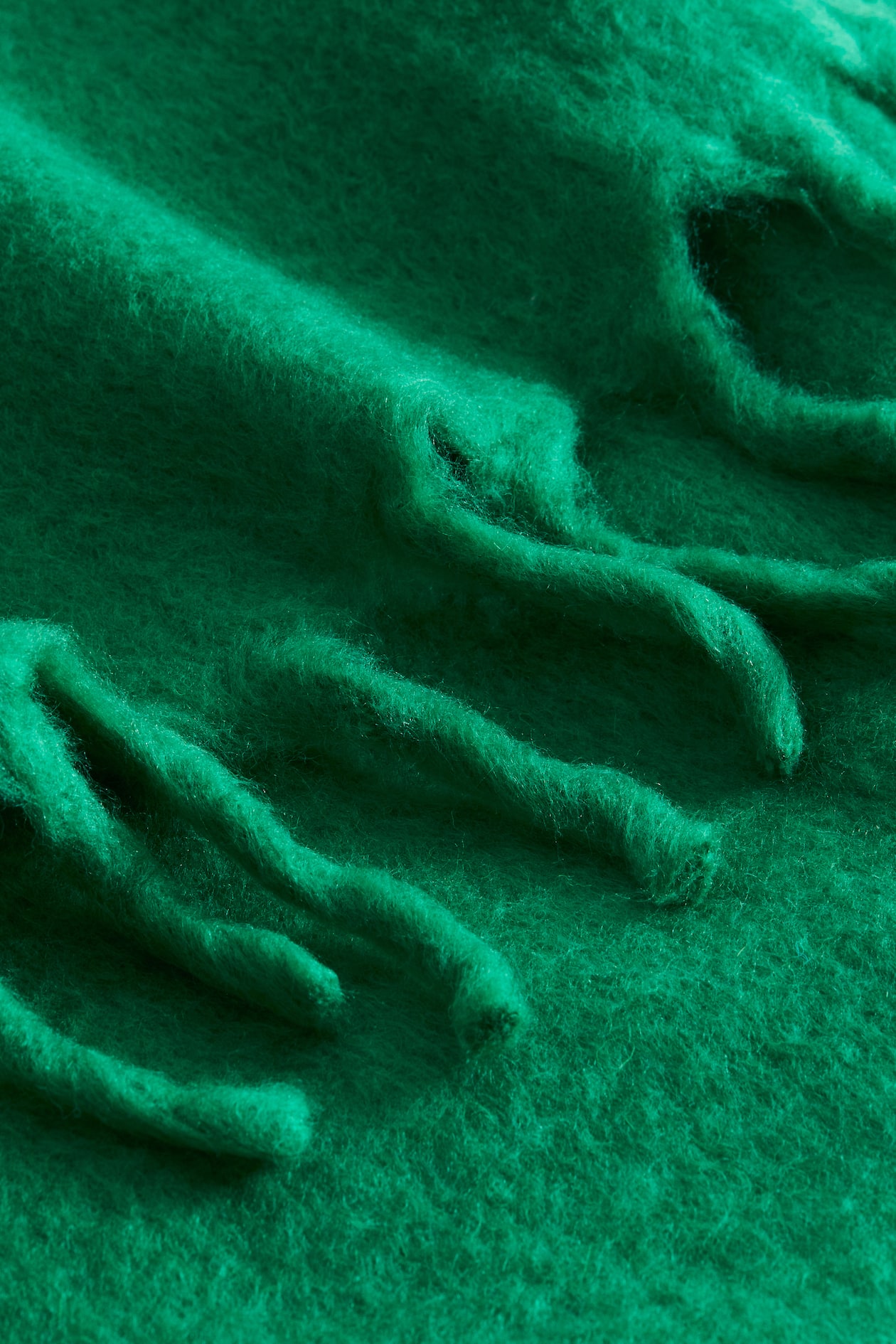 Bright green Wool-blend Throw at H&M Home | H&M CA