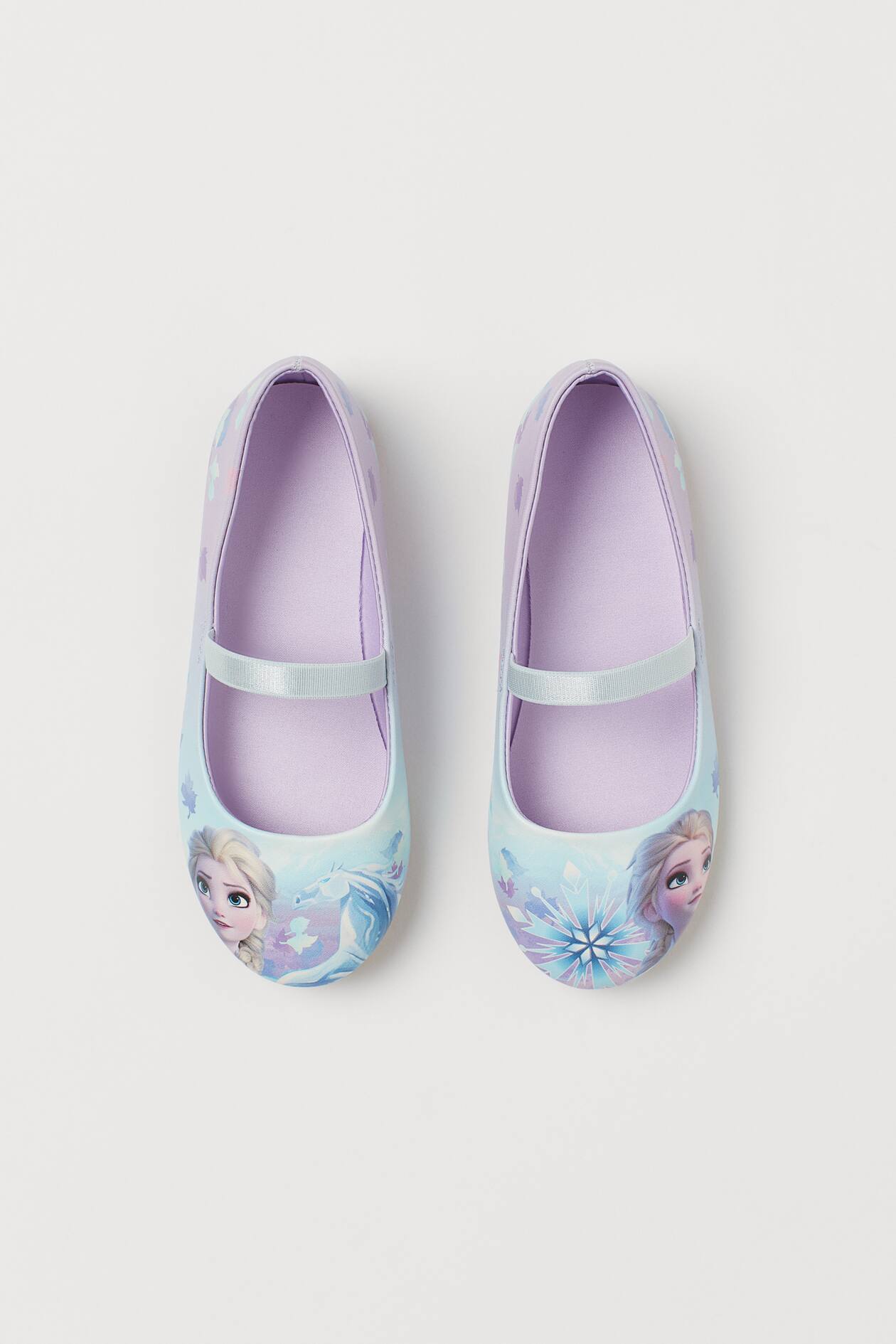 Glittery ballet pumps - Light purple/Frozen - Kids | H&M GB