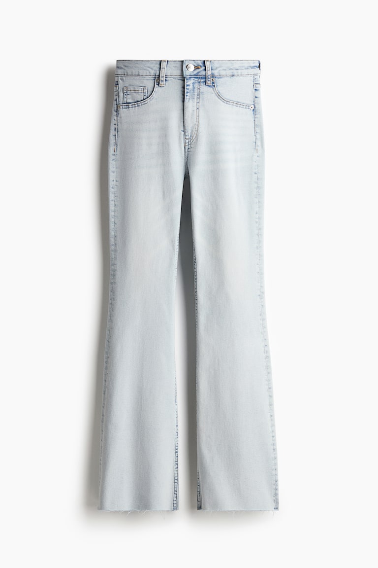 Women's Pale denim blue Flared High Jeans | H&M US
