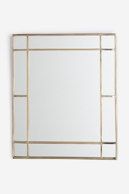 Mirror with Metal Frame - Gold-colored - Home All | H&M US