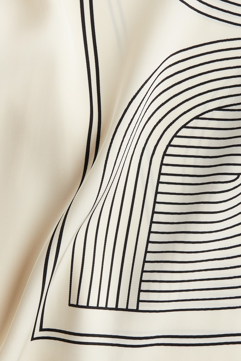 Women's Cream/patterned Straight-Leg Pants | H&M US
