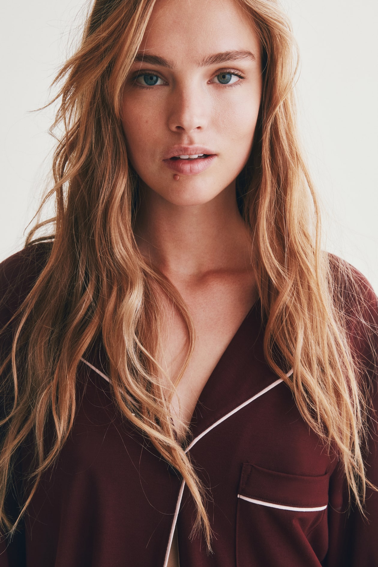 Viscose-Blend Pajamas - Burgundy - Ladies | H&M US