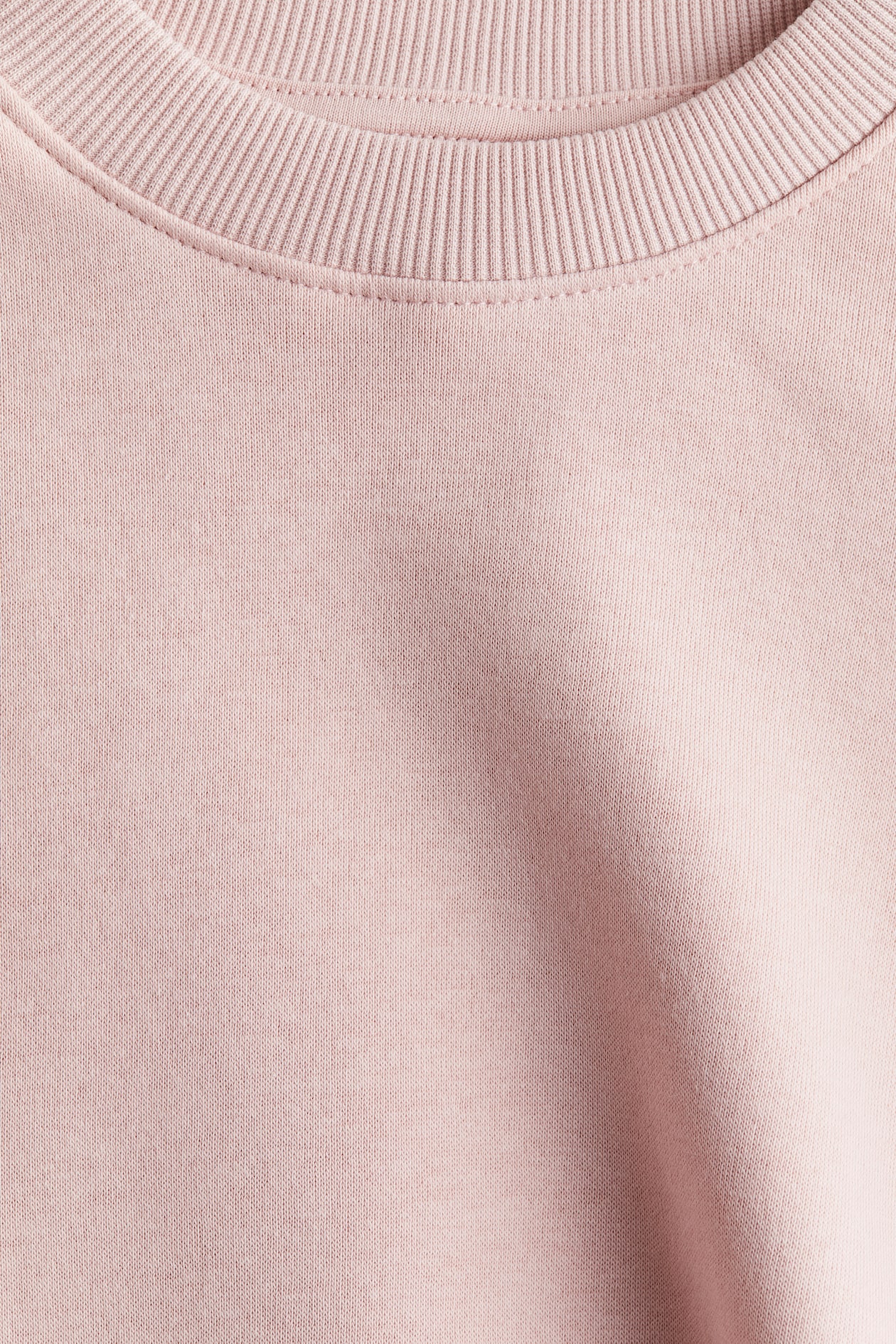 Light dusty pink Oversized Brushed-Inside Sweatshirt for kids | H&M US