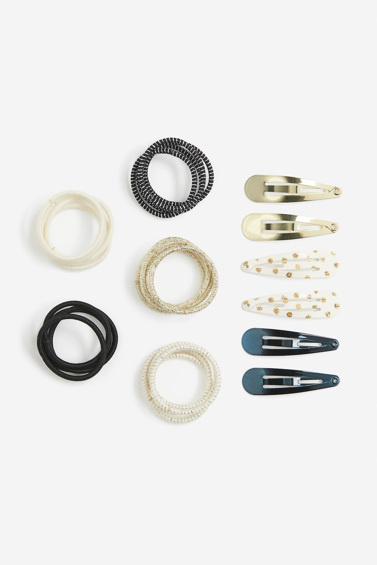 Hair elastics and clips - Gold-coloured - Kids | H&M GB