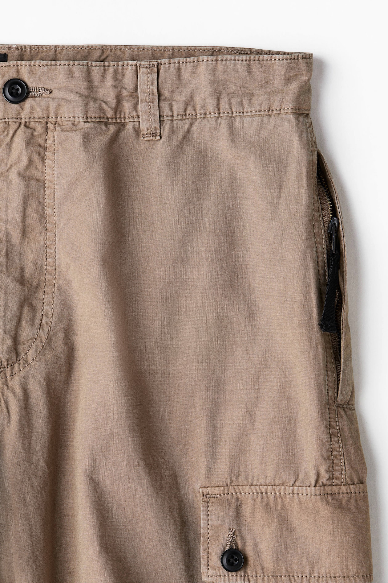 Men’s Beige Regular-Fit Cargo Pants | H&M CA