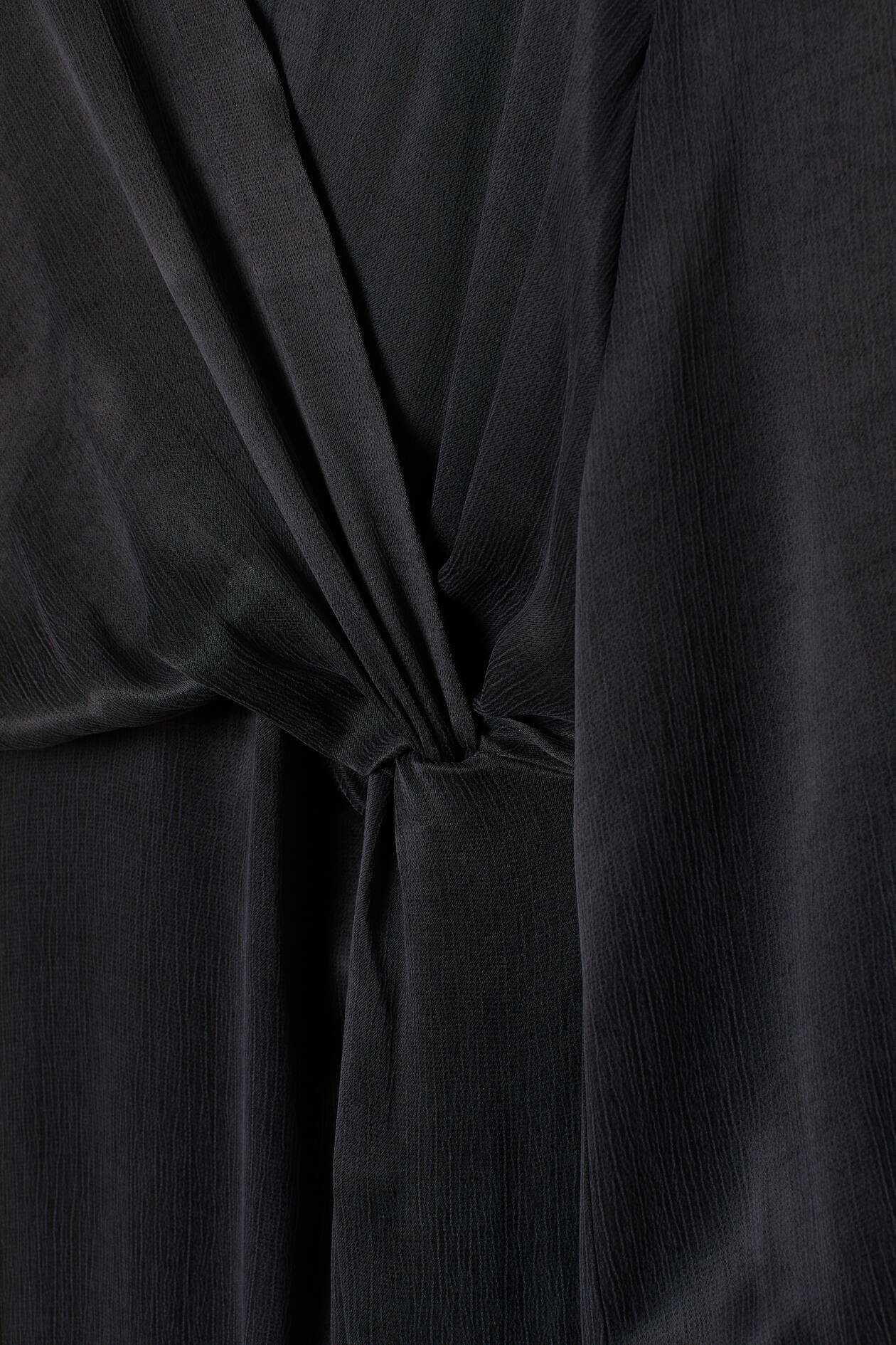 Vestido en mezcla de cupro - Negro - MUJER | H&M ES