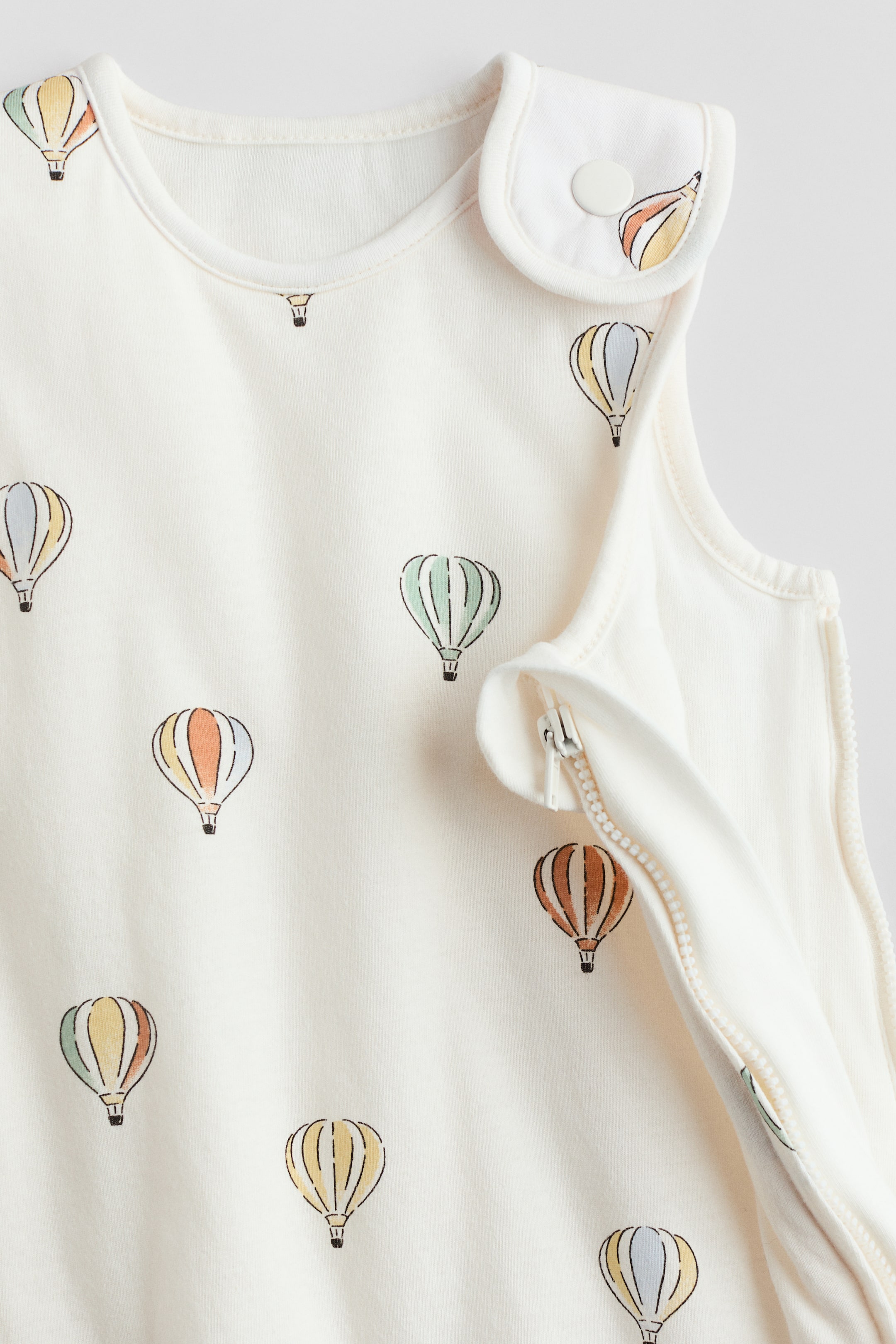 Cream/hot air balloons Printed Baby Sleep Bag for kids | H&M CA