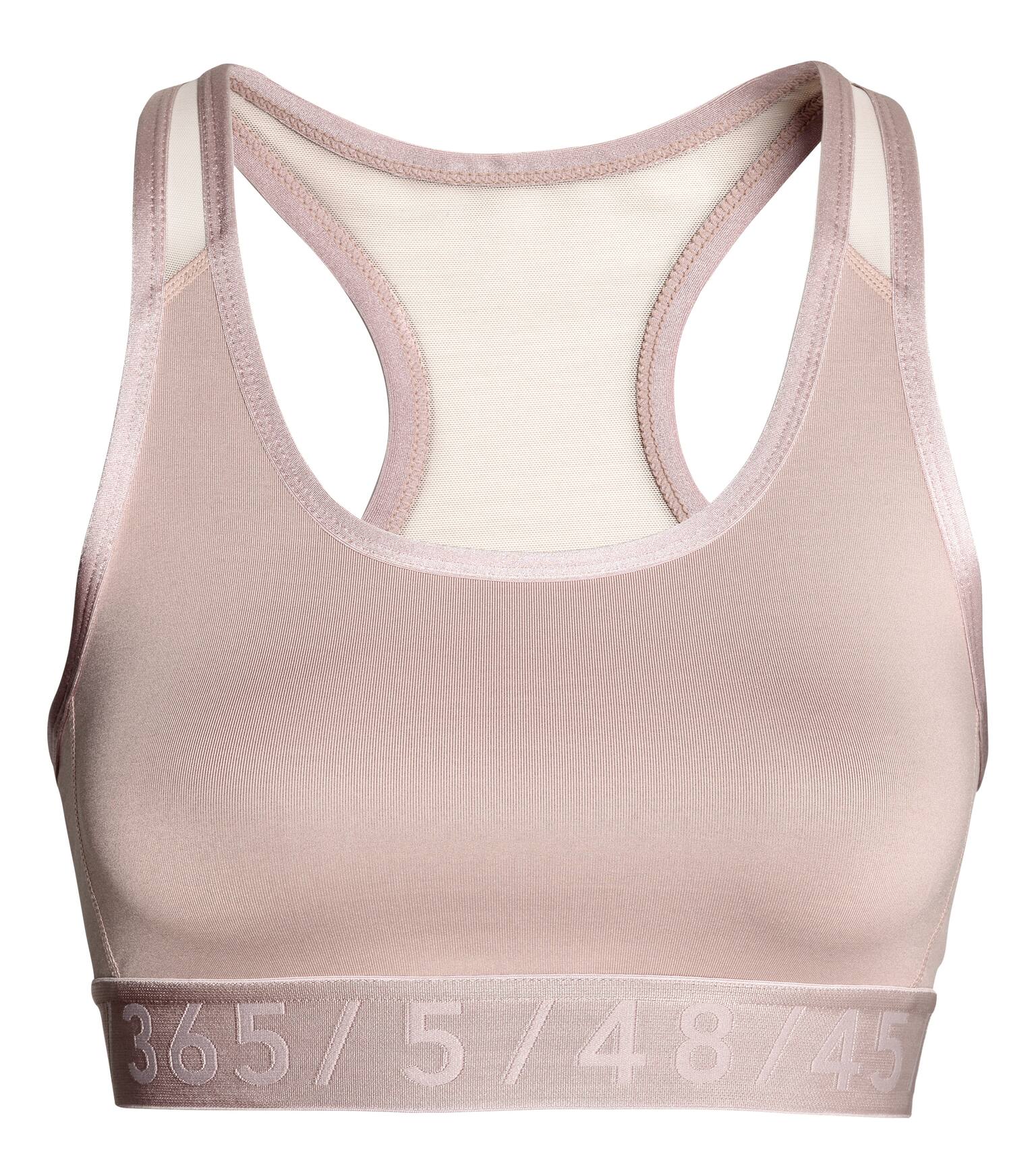 Sports bra Medium support - Nougat - Ladies | H&M GB