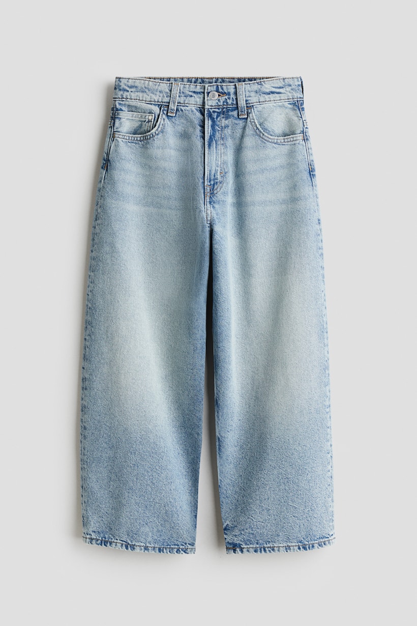 Super baggy jeans - Azul denim claro - Kids | H&M MX