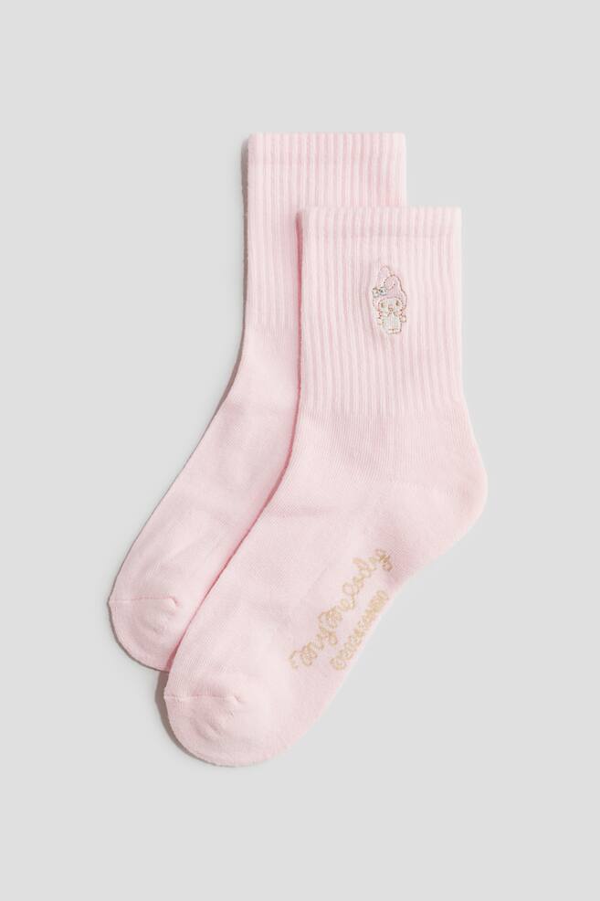 Light blue/Pompompurin 5-pack Appliquéd Socks for kids | H&M CA