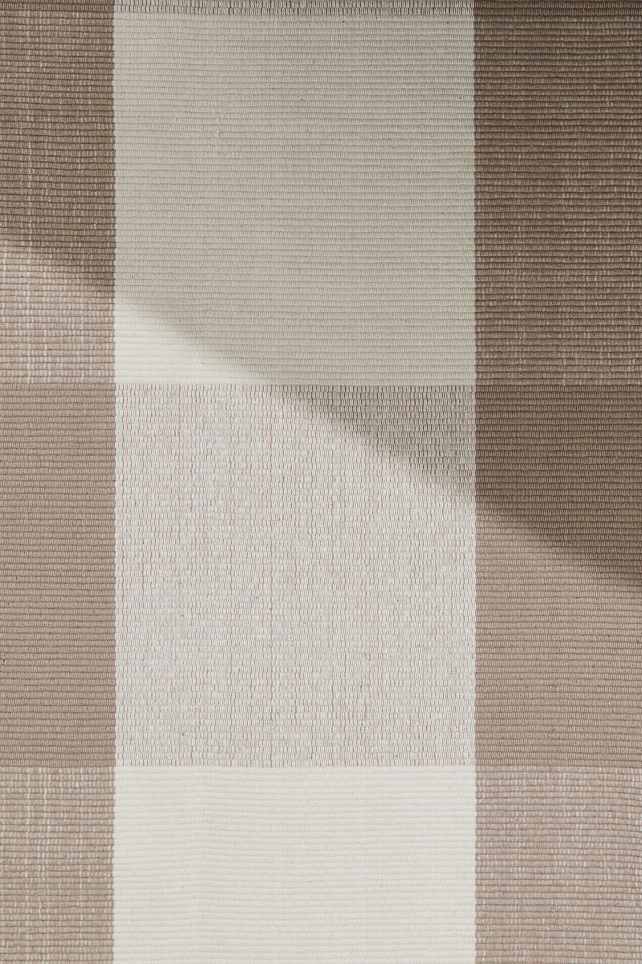Beige/Gingham check Checked flat weave rug at H&M Home | H&M GB