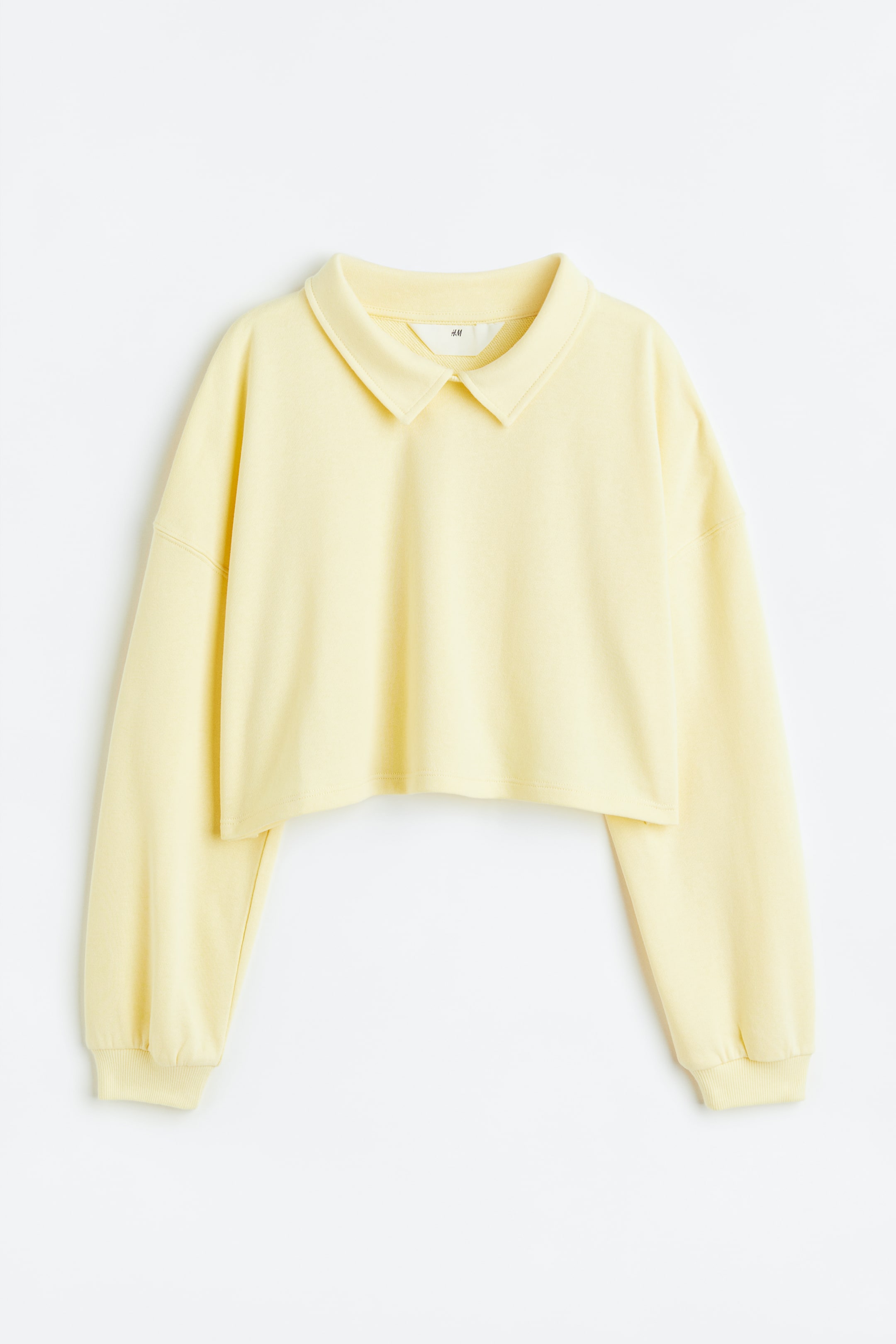 Boxy sweatshirt - Lysegul - BØRN | H&M DK