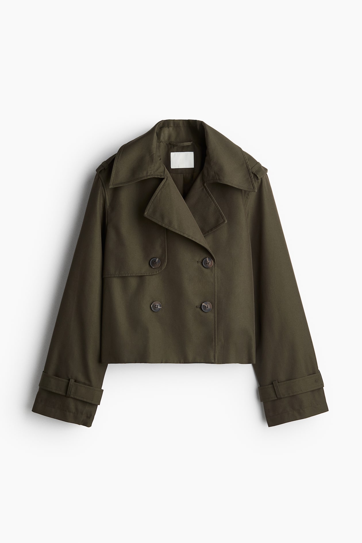 Women's Dark khaki green Trench-look Jacket | H&M US