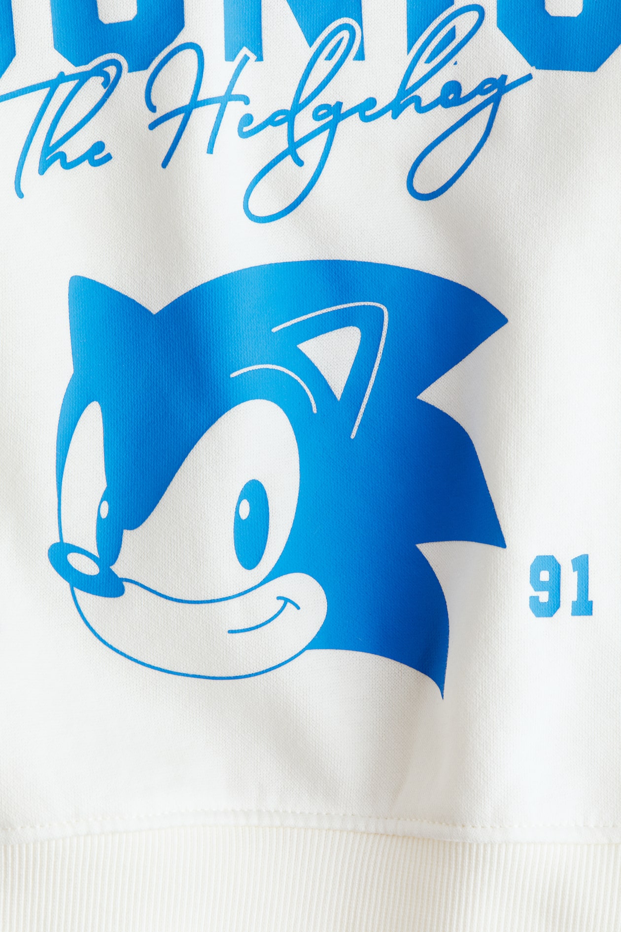 Sudadera con motivo estampado - Blanco/Sonic el erizo - NIÑOS | H&M ES