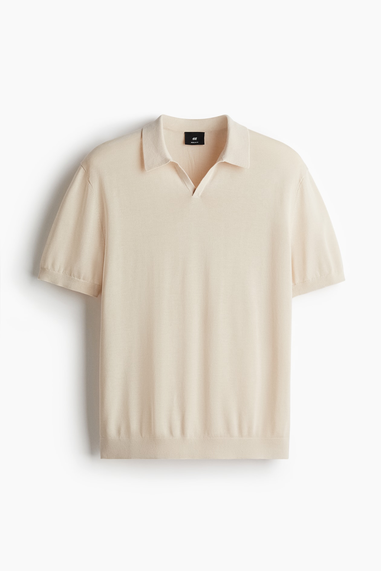 - レギュラーフィットポロシャツ - ライトベージュ - Men | H&M JP