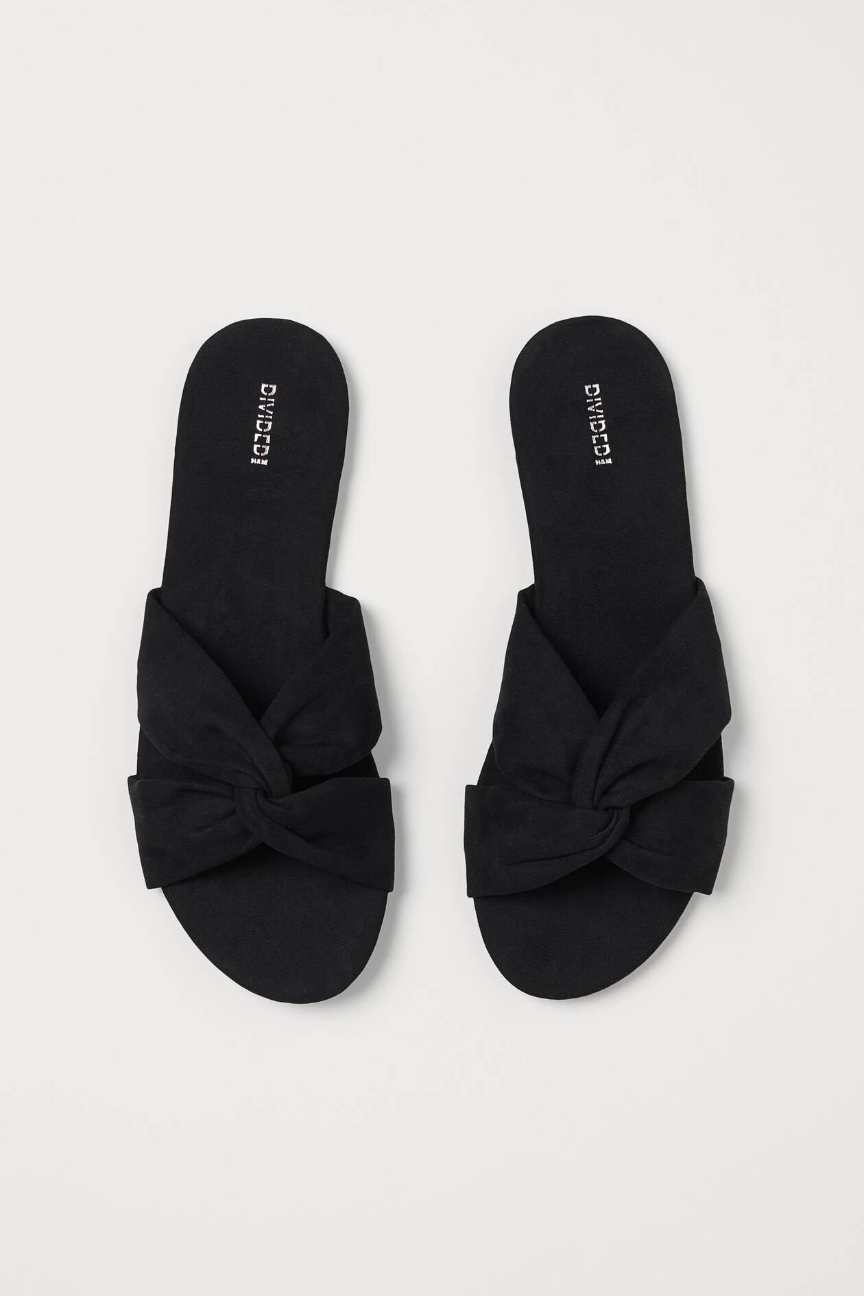 Slides - Black - Ladies | H&M IE