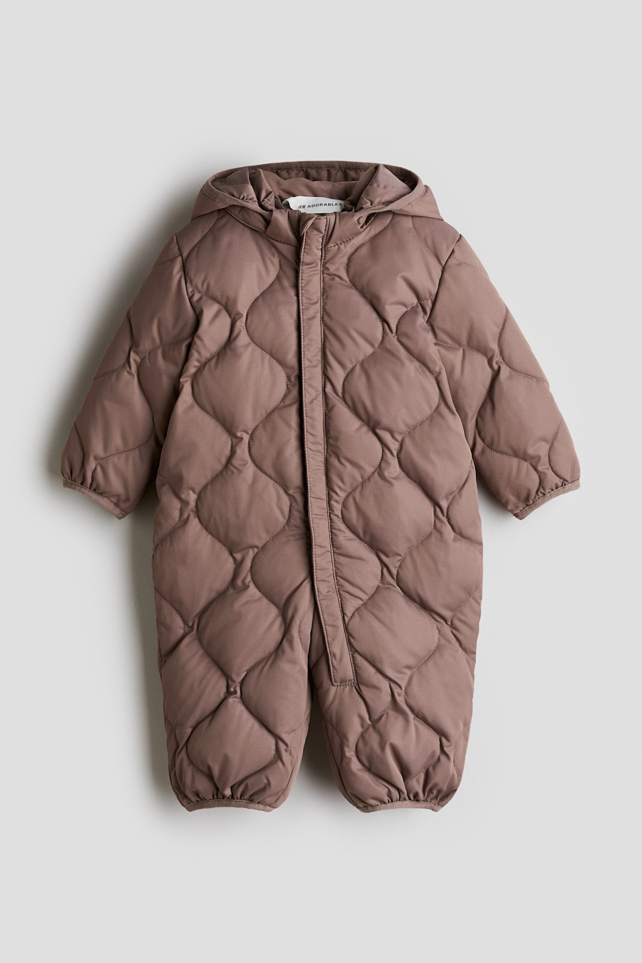 Prošiveni skafander s paperjem - Smeđa - Kids | H&M RS