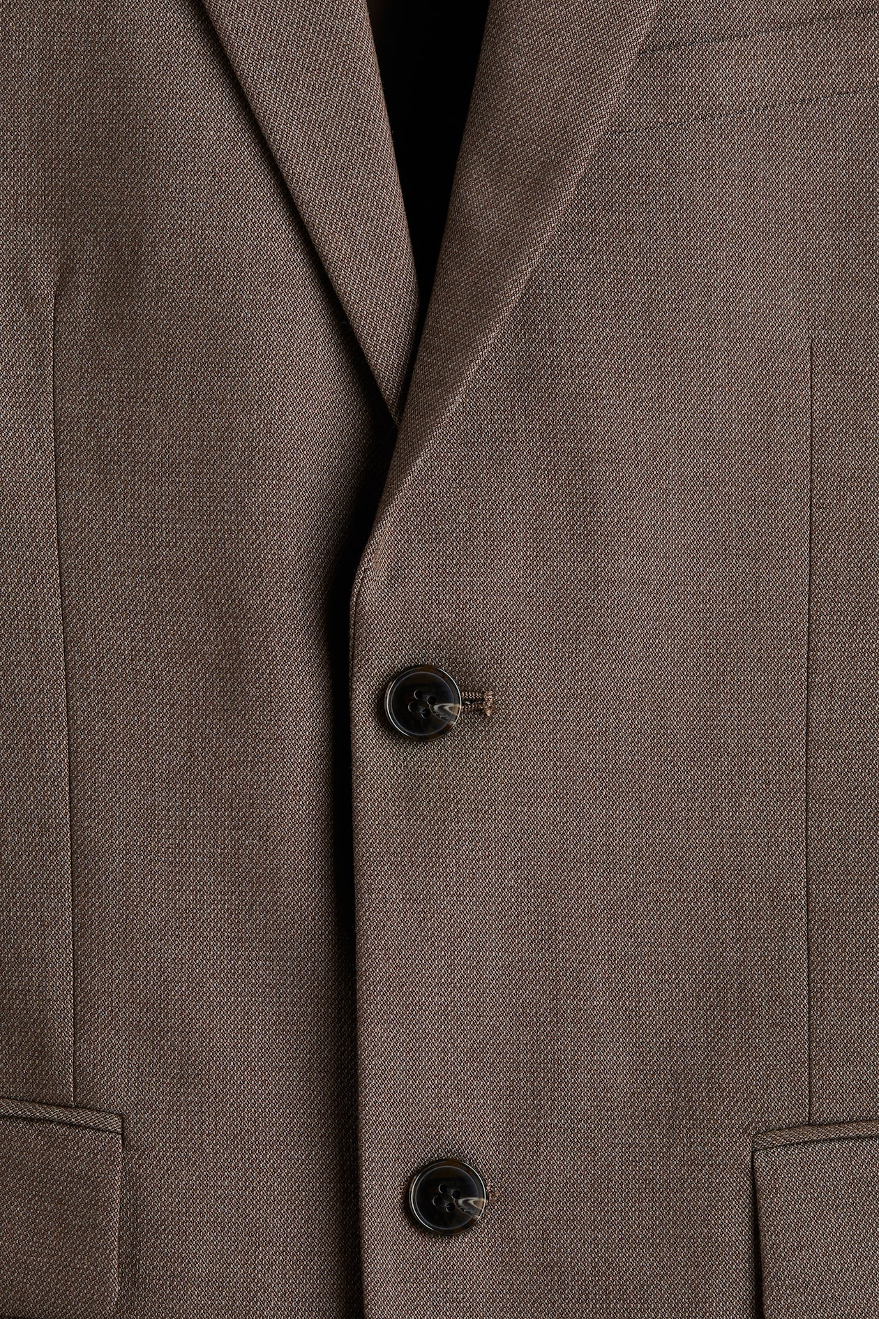 Saco Slim Fit de botonadura sencilla - Café - Men | H&M MX