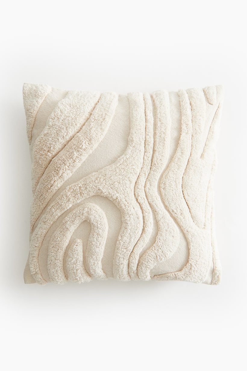 Cream Patterned cotton cushion cover at H&M Home | H&M GB