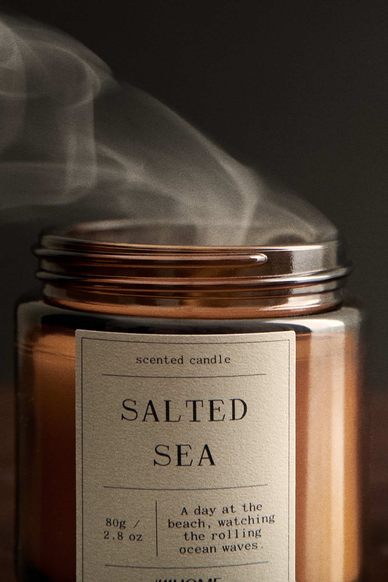 Small Scented Candle in Glass Holder - Salted Sea | H&M US