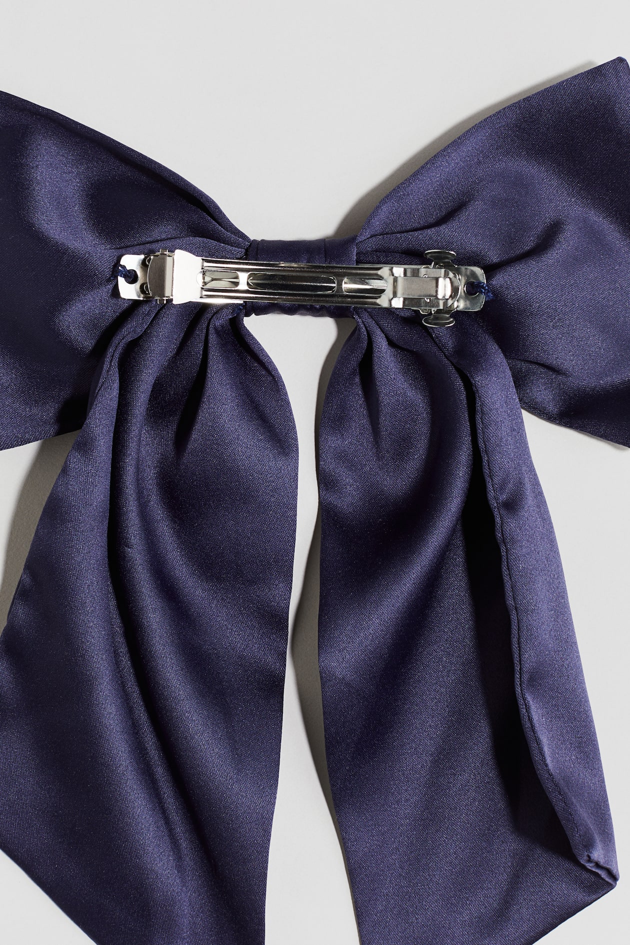Dark blue Bow-detail hair clip for kids | H&M GB