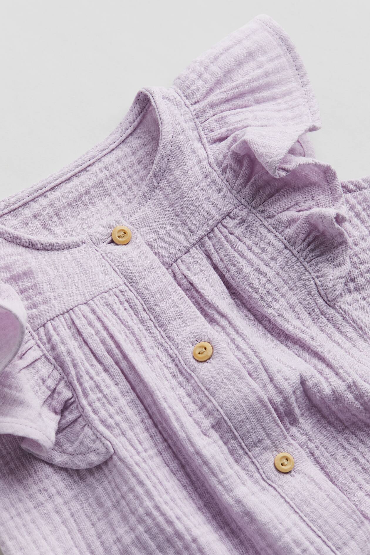 Light purple/Spotted 3-piece cotton set for kids | H&M GB