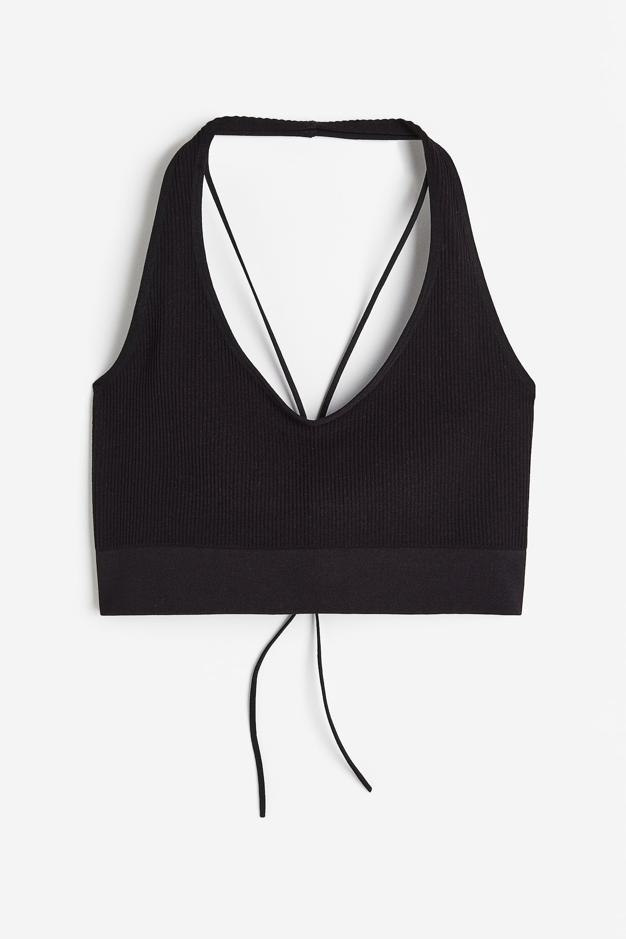 Top halter - Negro - Ladies | H&M MX