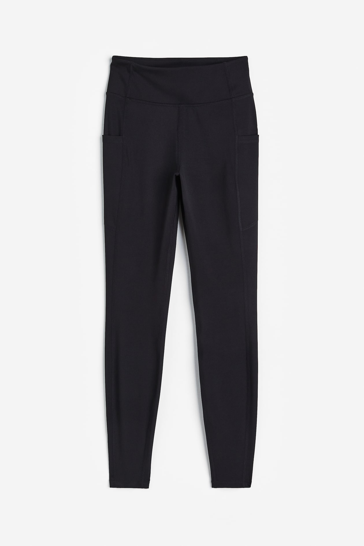 Women's Black DryMove™ Pocket-detail Sports Leggings | H&M US