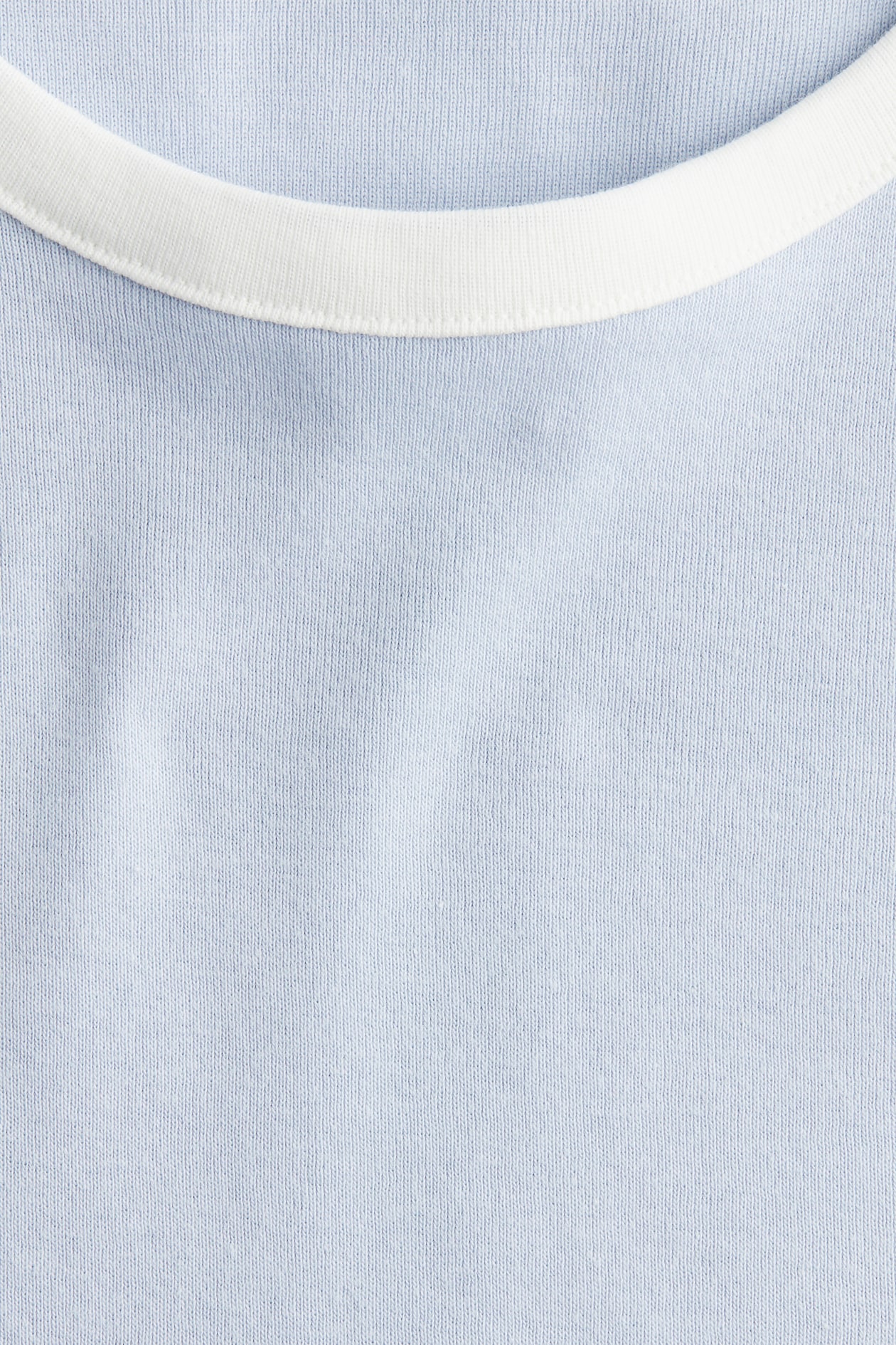 Women's Light blue Fitted T-Shirt | H&M US