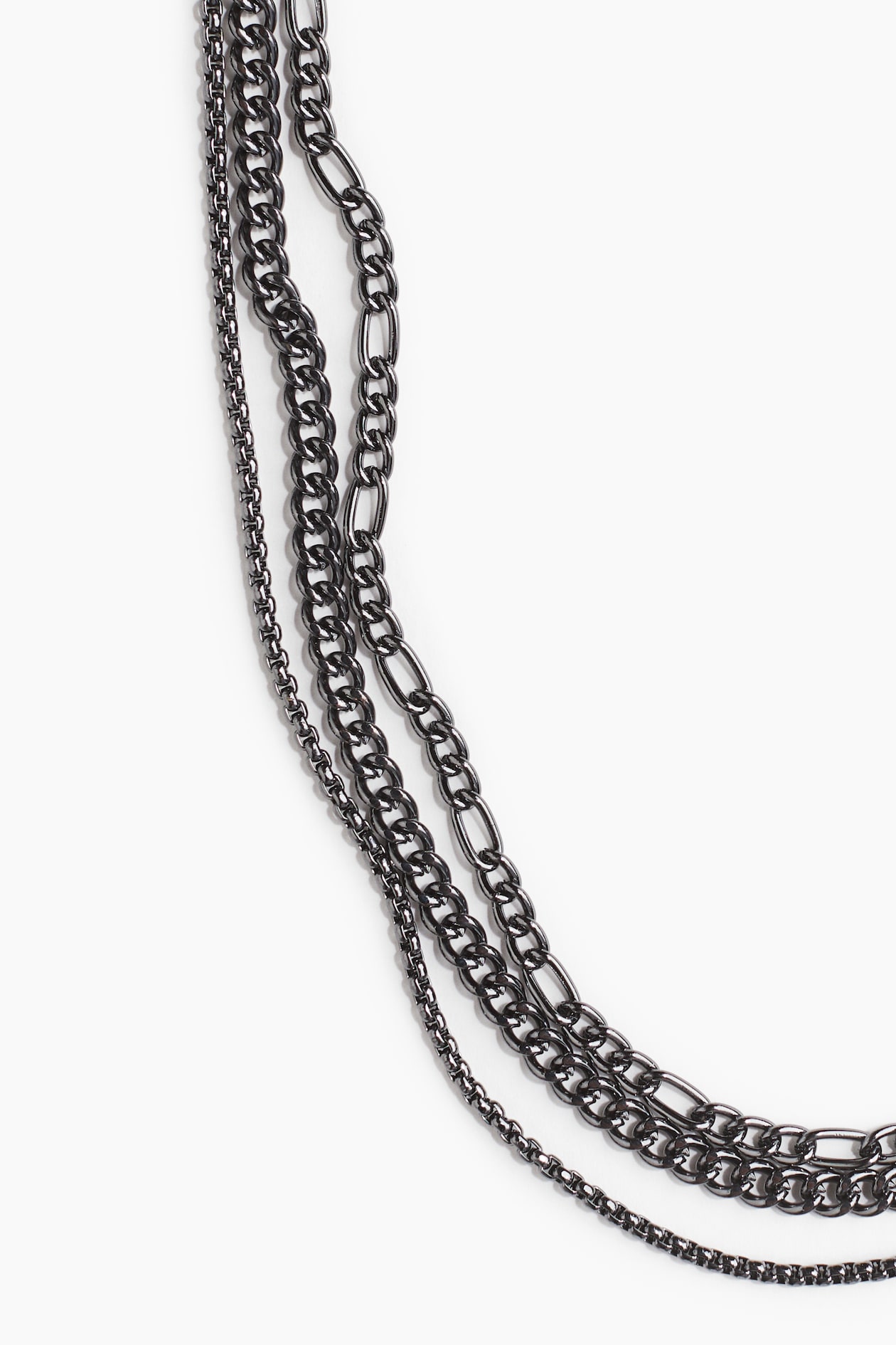 Men’s Black 3-pack Necklaces | H&M US