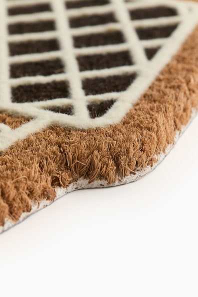 Printed coir doormat - Brown/Gingerbread house - Home All | H&M GB