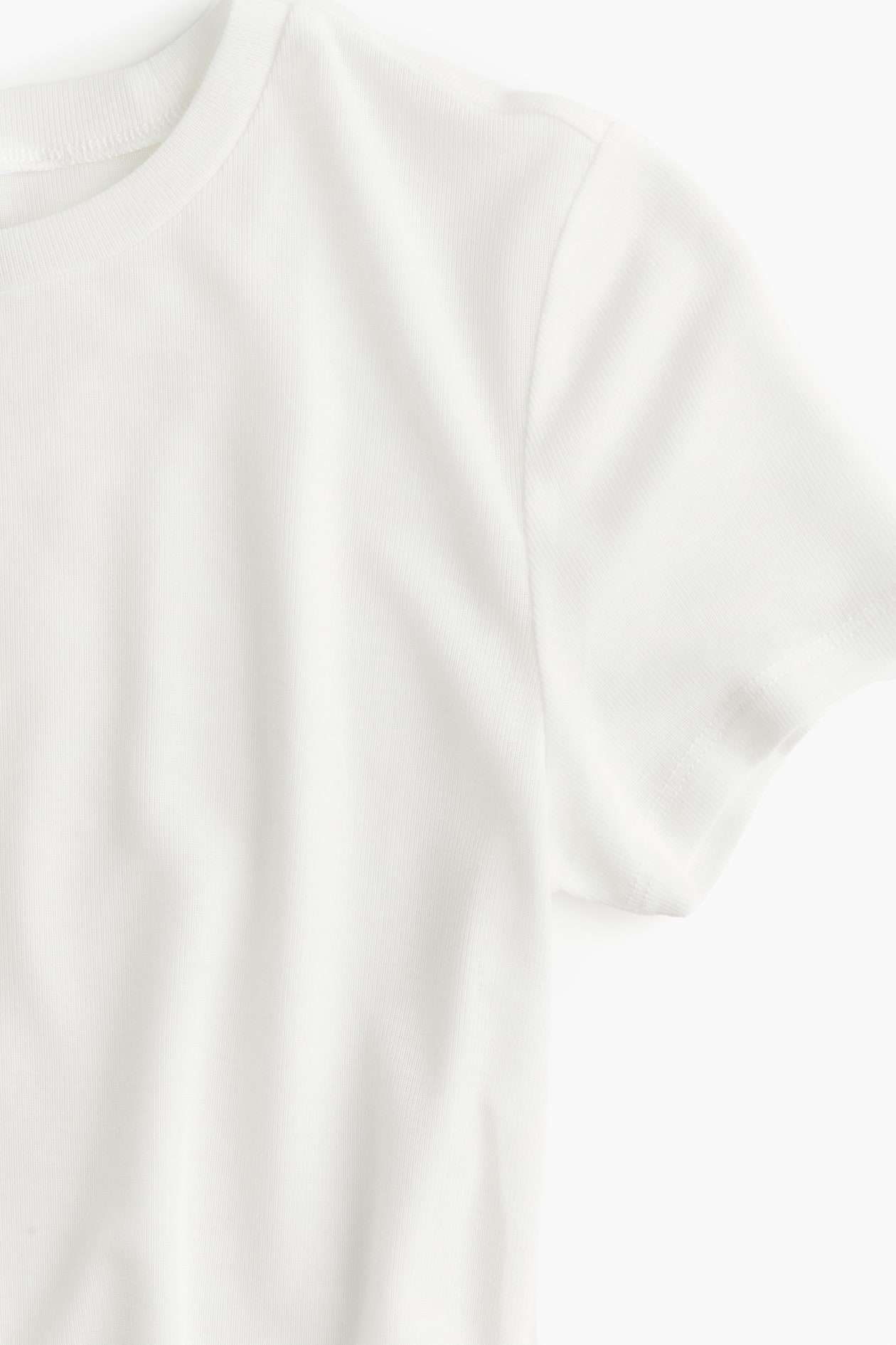 Women's White Fitted T-shirt | H&M US
